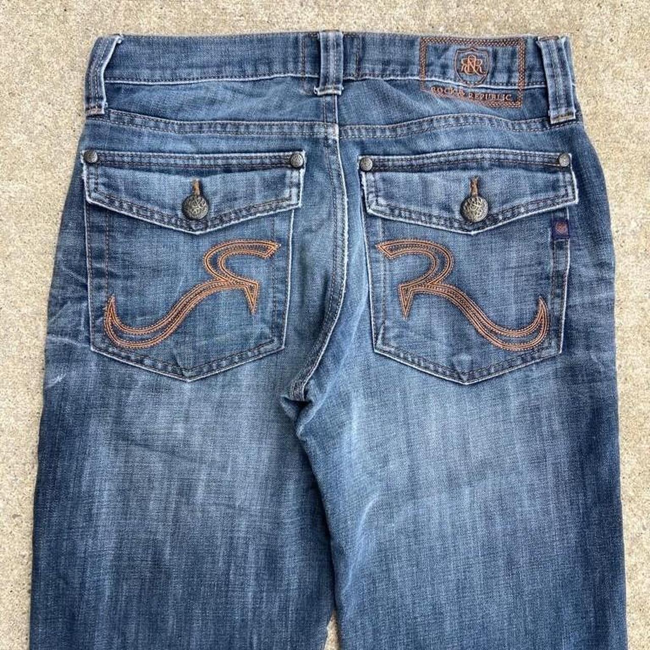 Rock and Republic vintage jeans size 29×30 does... - Depop
