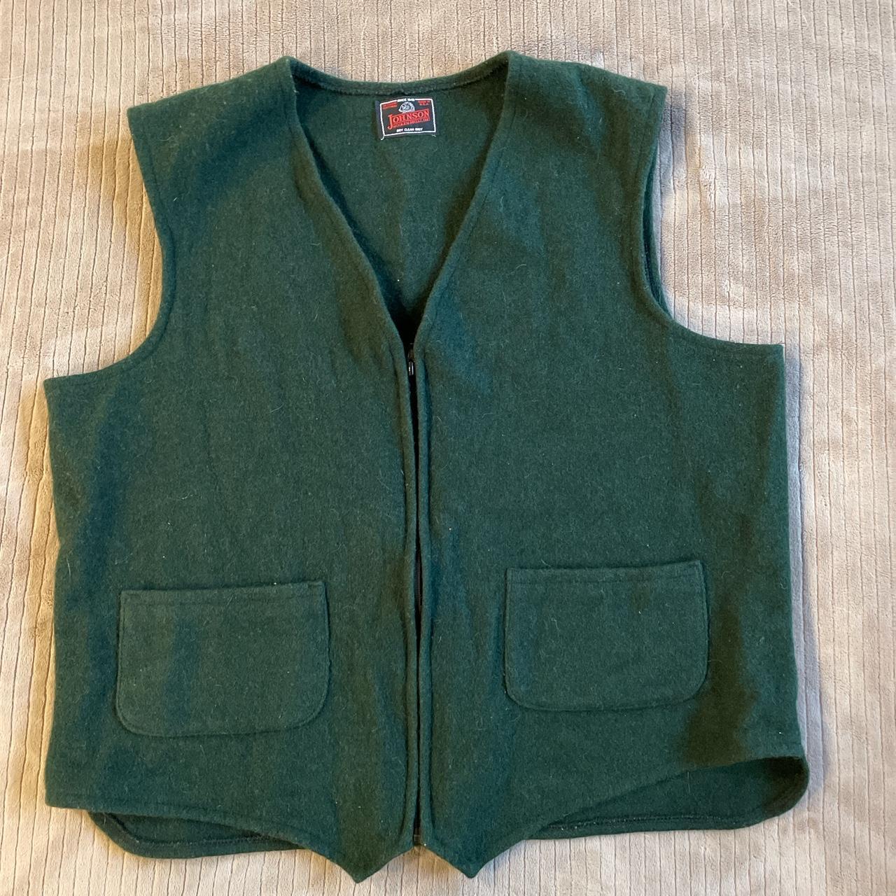 Mens Vintage wool vest Size XL #vintage #wool... - Depop