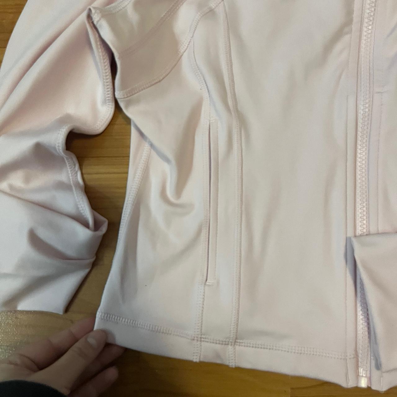 Pink bbl jacket dupe from the Lululemon. Tag a size... | Depop