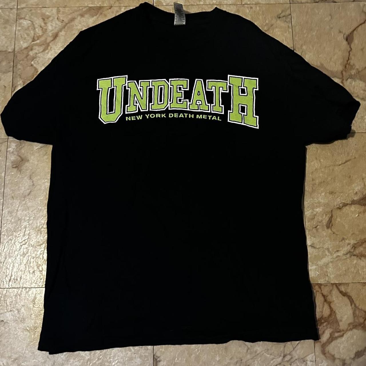 Undeath band tee size large #undeath #undeathband... - Depop