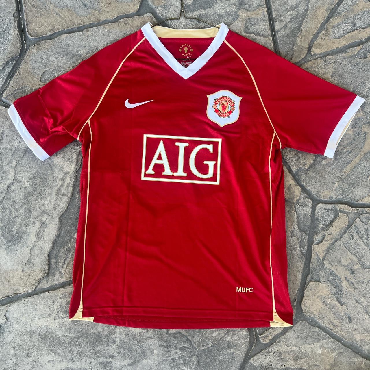06/07 Man U Home Jersey Ronaldo 7 Size L Condition... - Depop