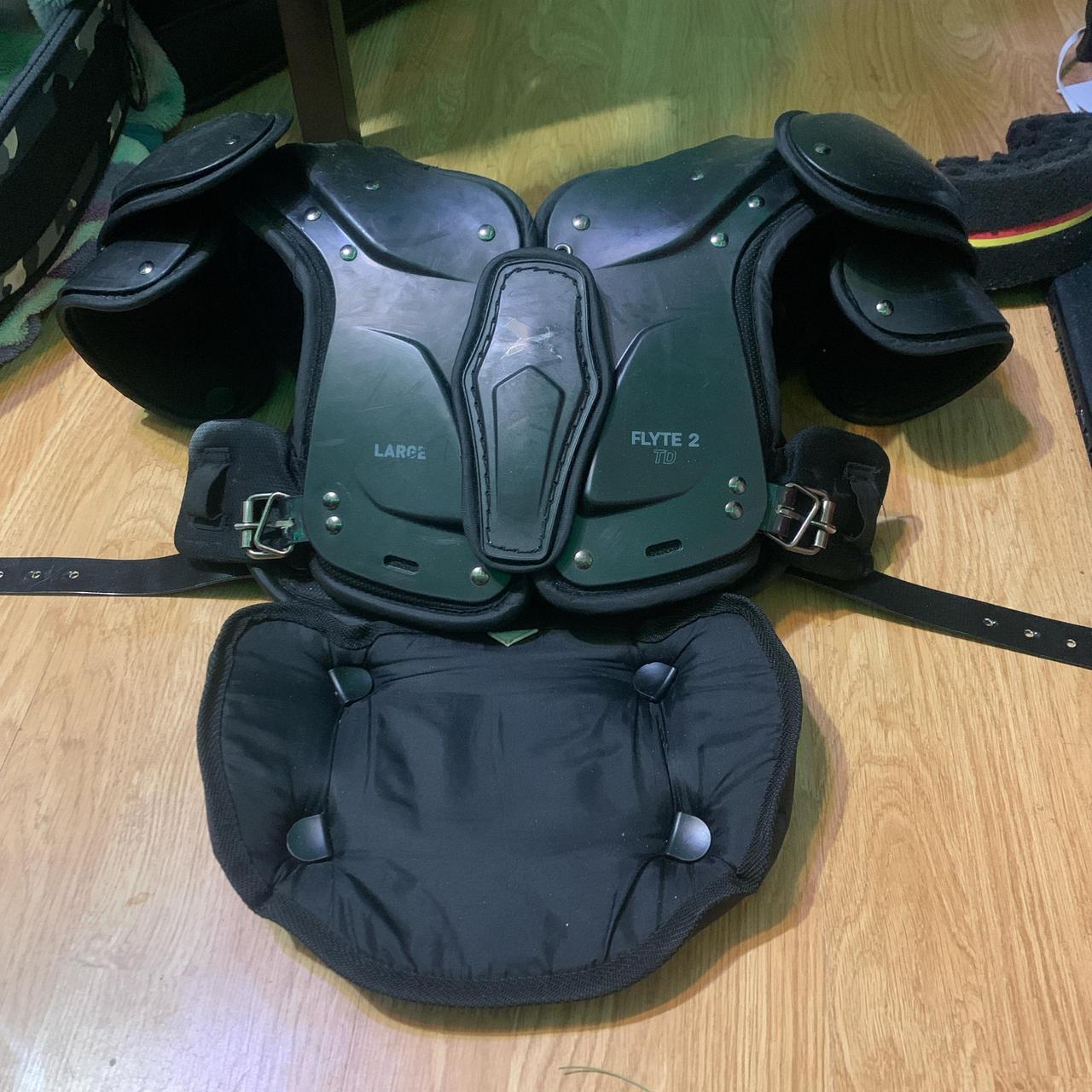 Black zenith Flyte 2 shoulder pads #football... | Depop