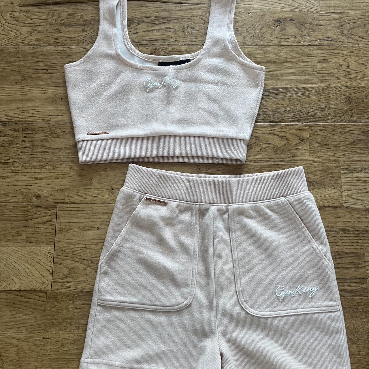 size small cream/ very light baby pink - Depop