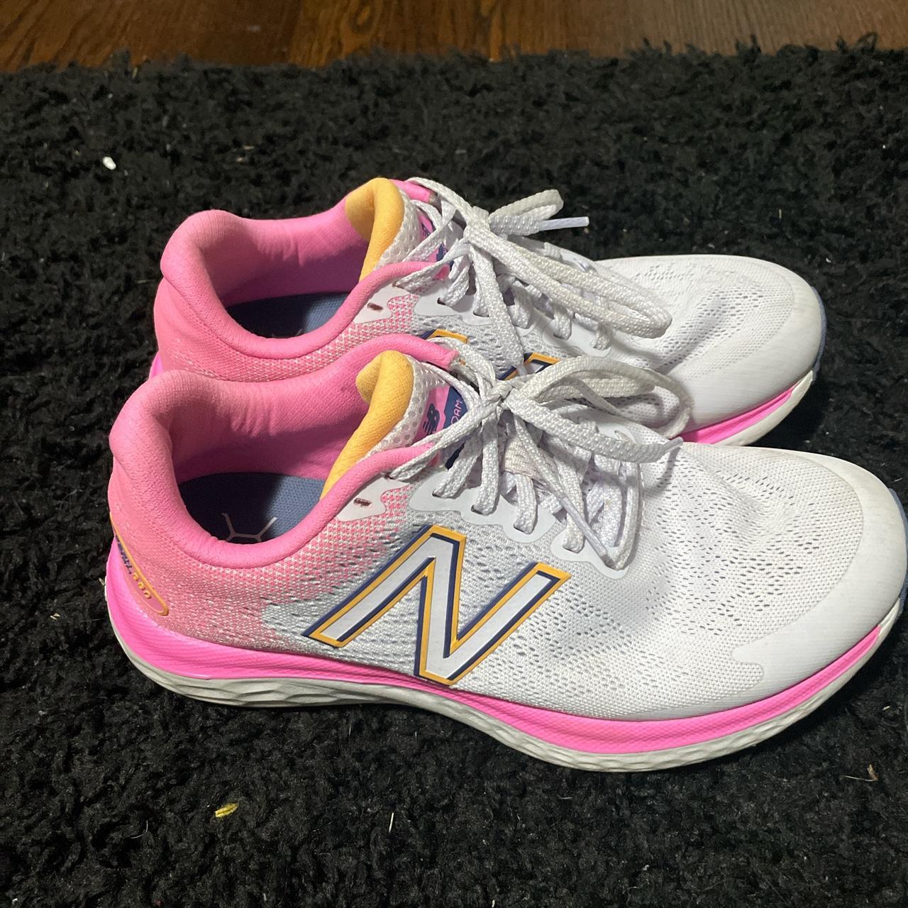 Hot pink new balance. Barely worn #pink... - Depop