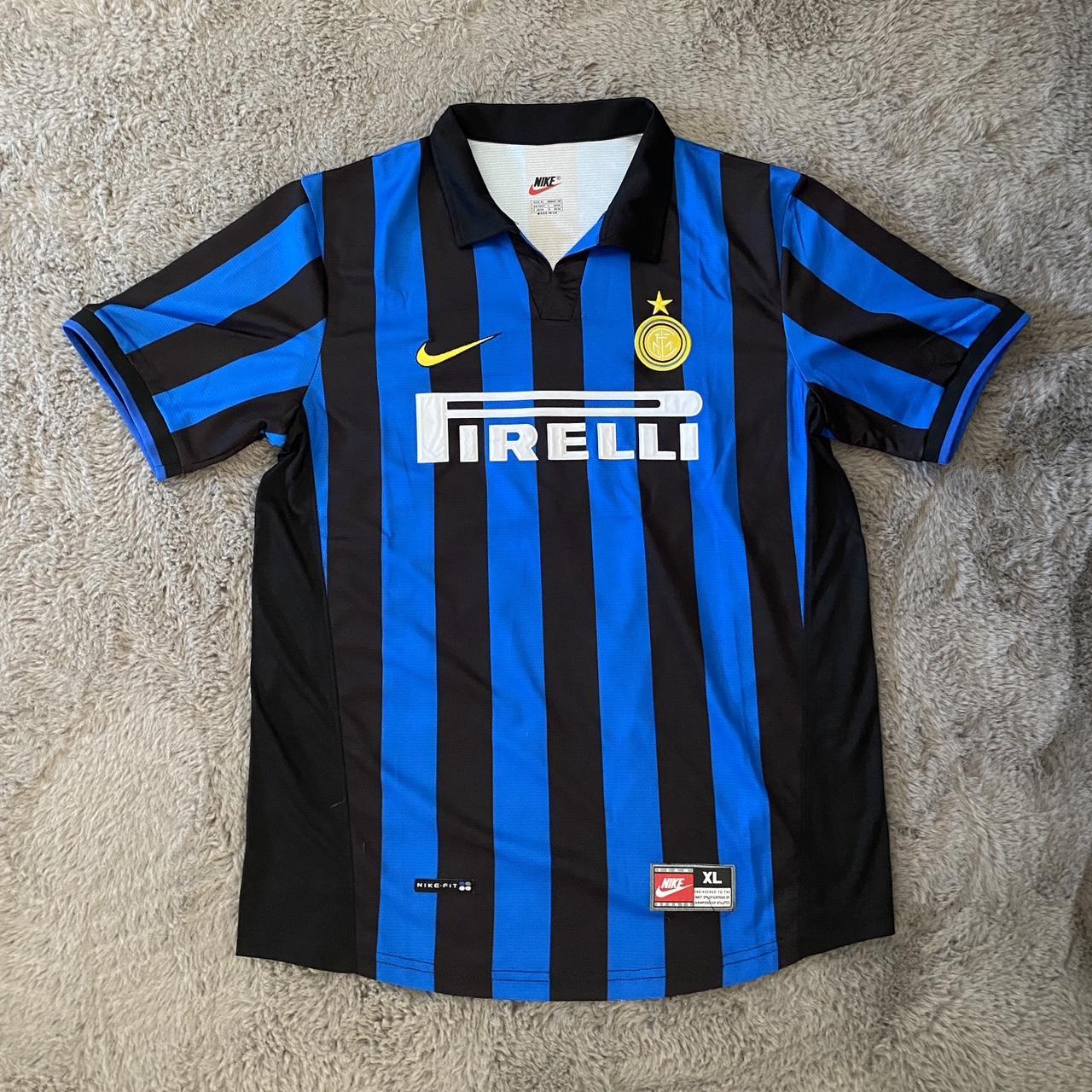 VINTAGE NIKE R9 INTER MILAN 1998 JERSEY. TAG SAIS XL... - Depop