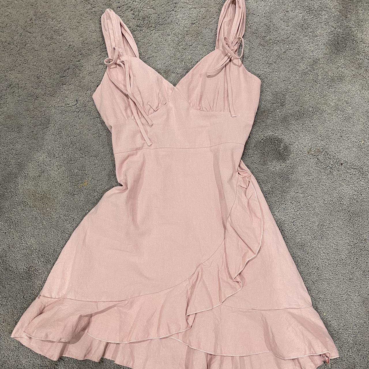 Pale pink coquette dress - Depop