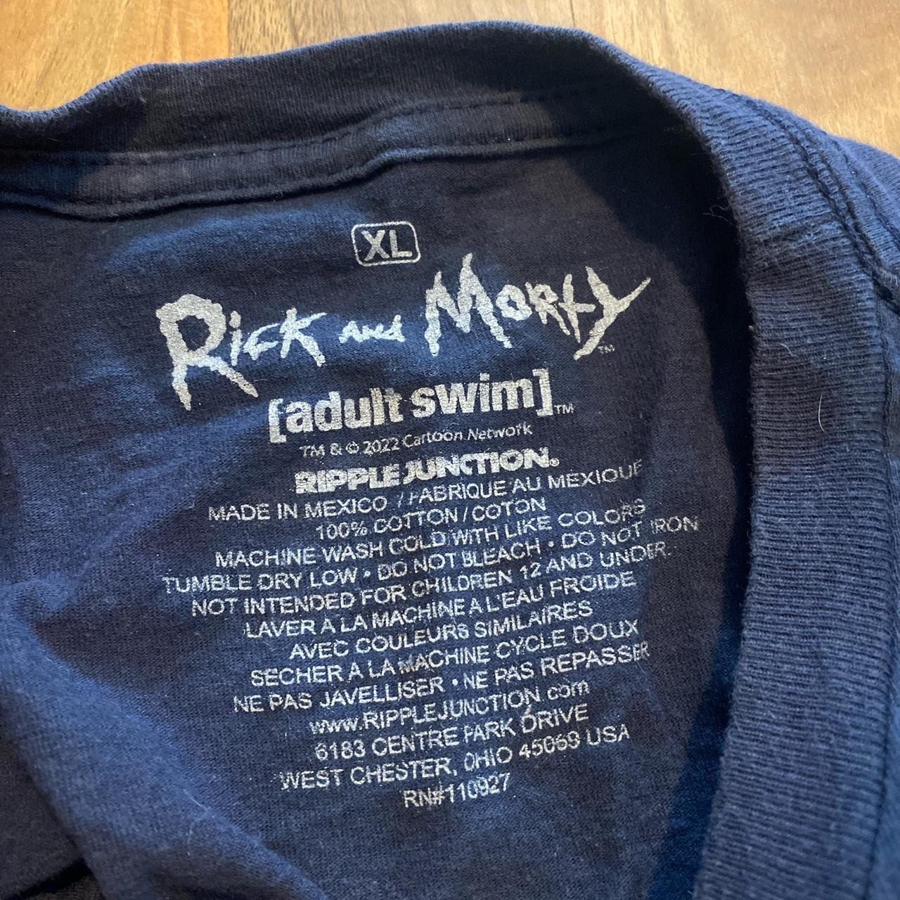 XL Rick And Morty [adult swim] T - Shirt 100%... - Depop