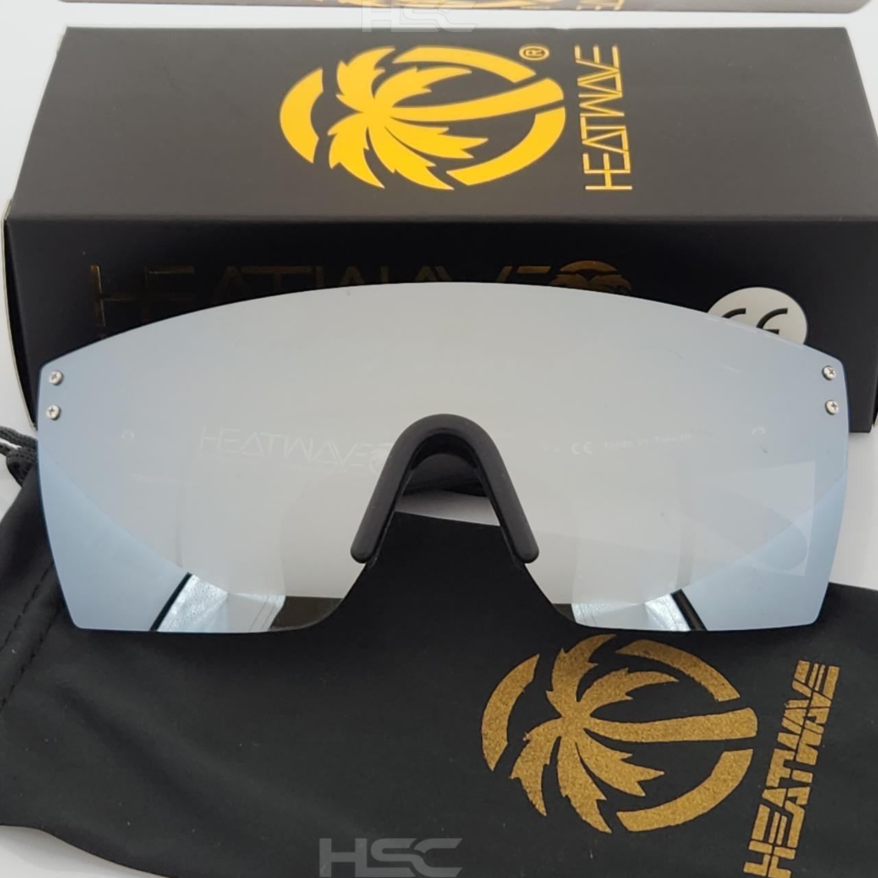 Heatwave Lazer Face Large Shield Sunglasses Matte... - Depop