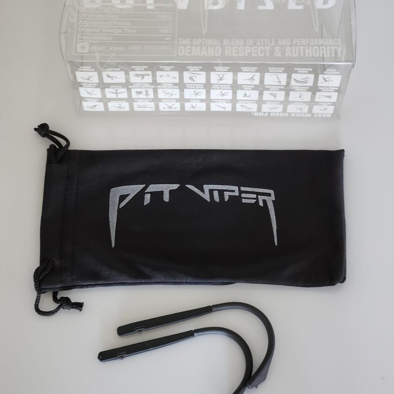 Polarized Black Frame with Violet Mirror Lens Pit... - Depop