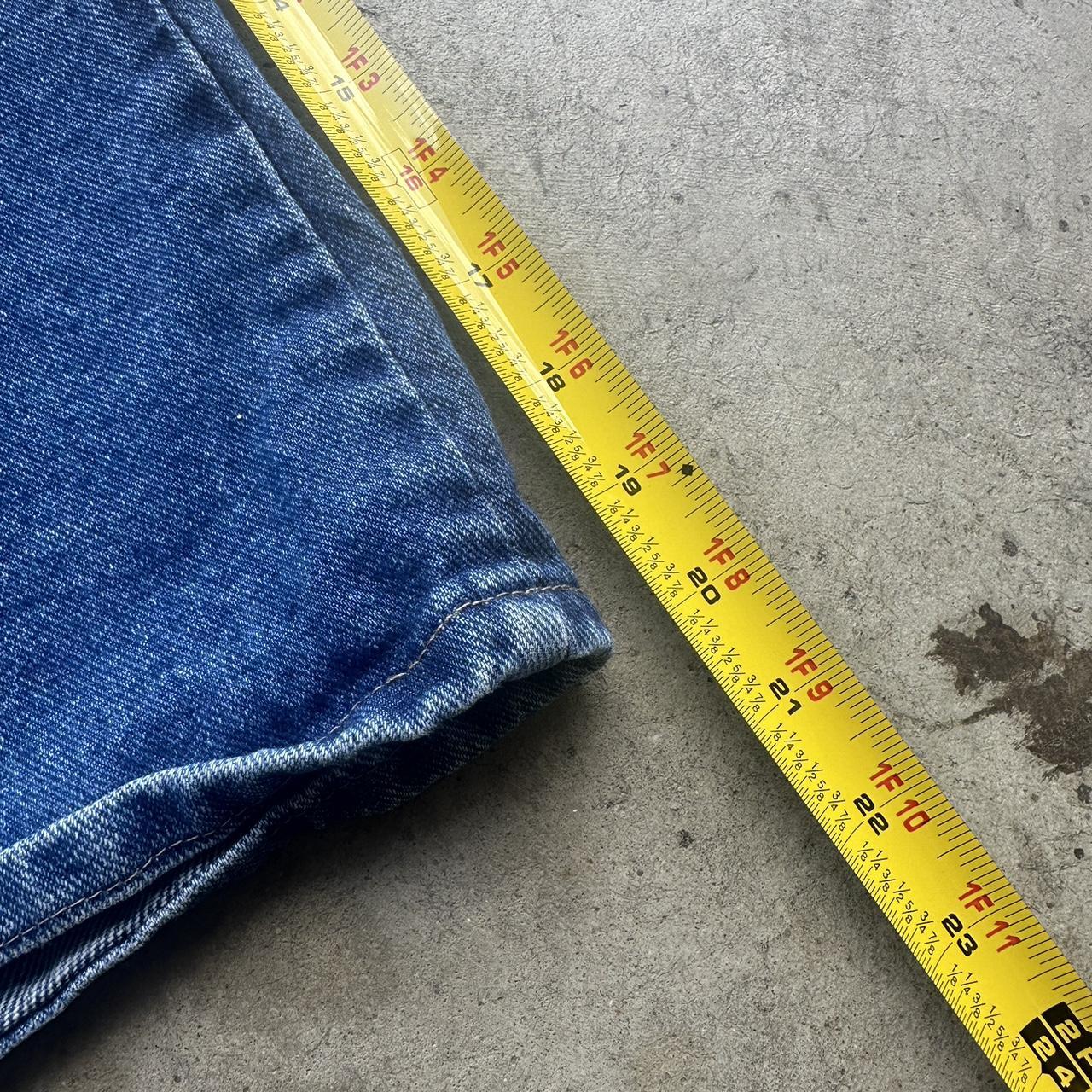 Baggy wrangler jorts 30” waist Measurements... - Depop