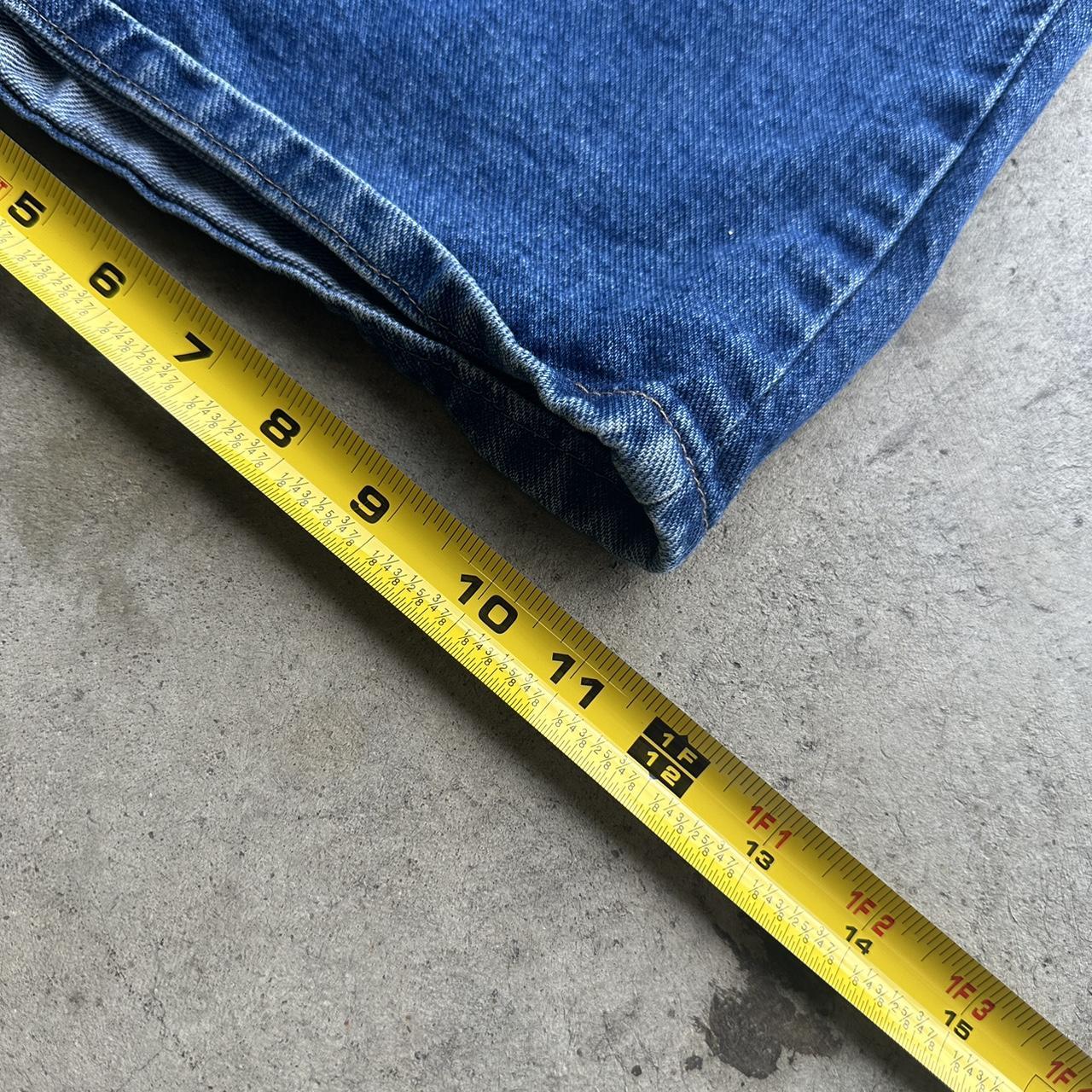 Baggy wrangler jorts 30” waist Measurements... - Depop