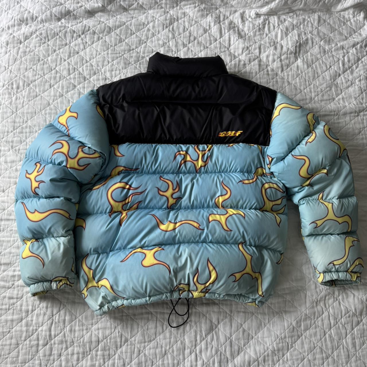 Golf wang flame puffer jacket Size XL DM me... | Depop
