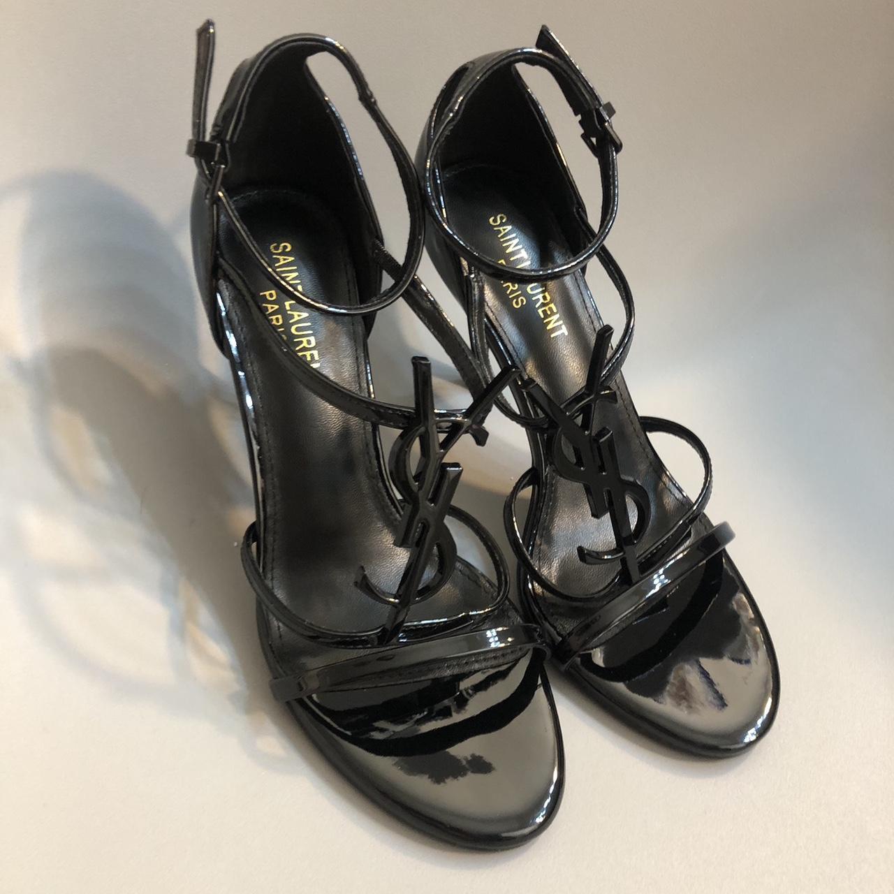 Ysl black stilleto heels 36 No box, dustbag Best... - Depop