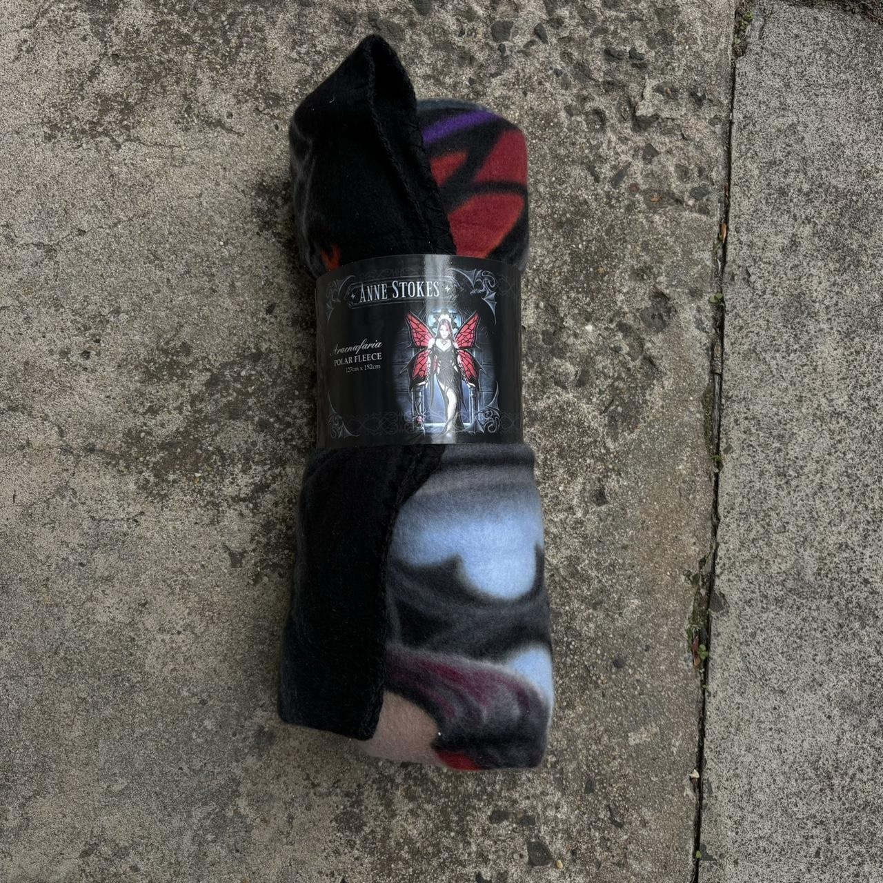 Anne Stokes Design Fantasy Gothic Fairy Blanket... | Depop