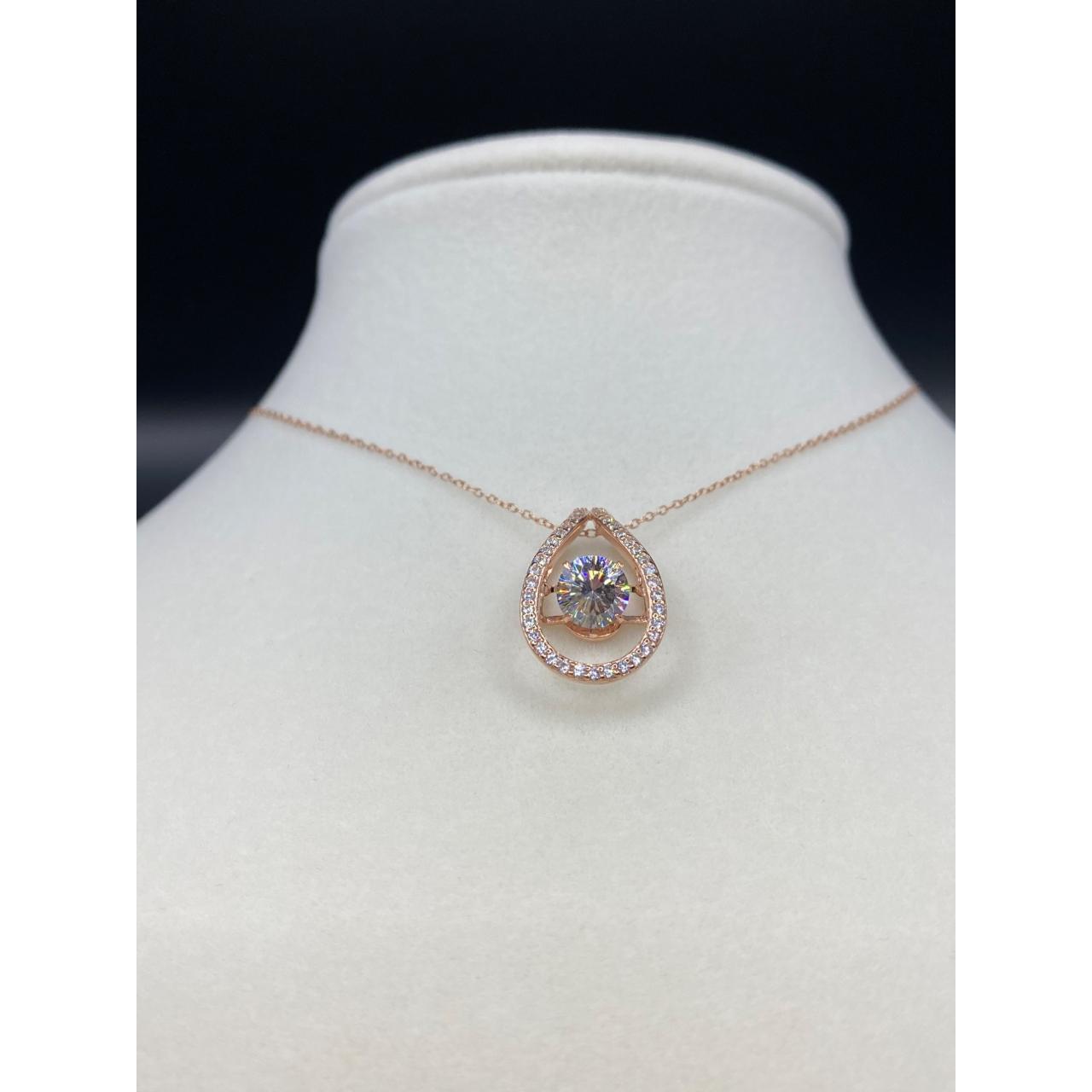 925 PAJ Italian rose gold necklace Stamped: 925 PAJ... - Depop