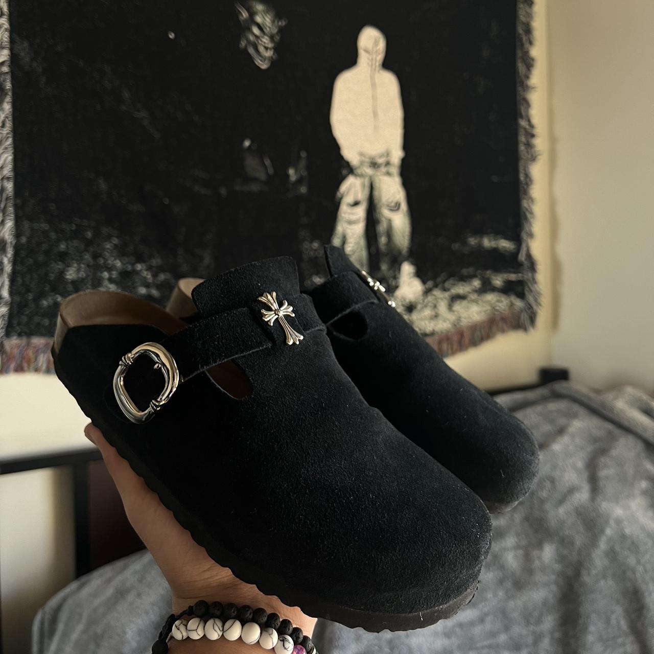 Chrome Hearts Birkenstock Size 42 worn twice so... - Depop