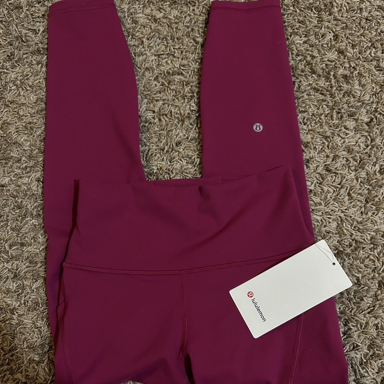 lululemon wunder trains with pockets 25 inch inseam... | Depop