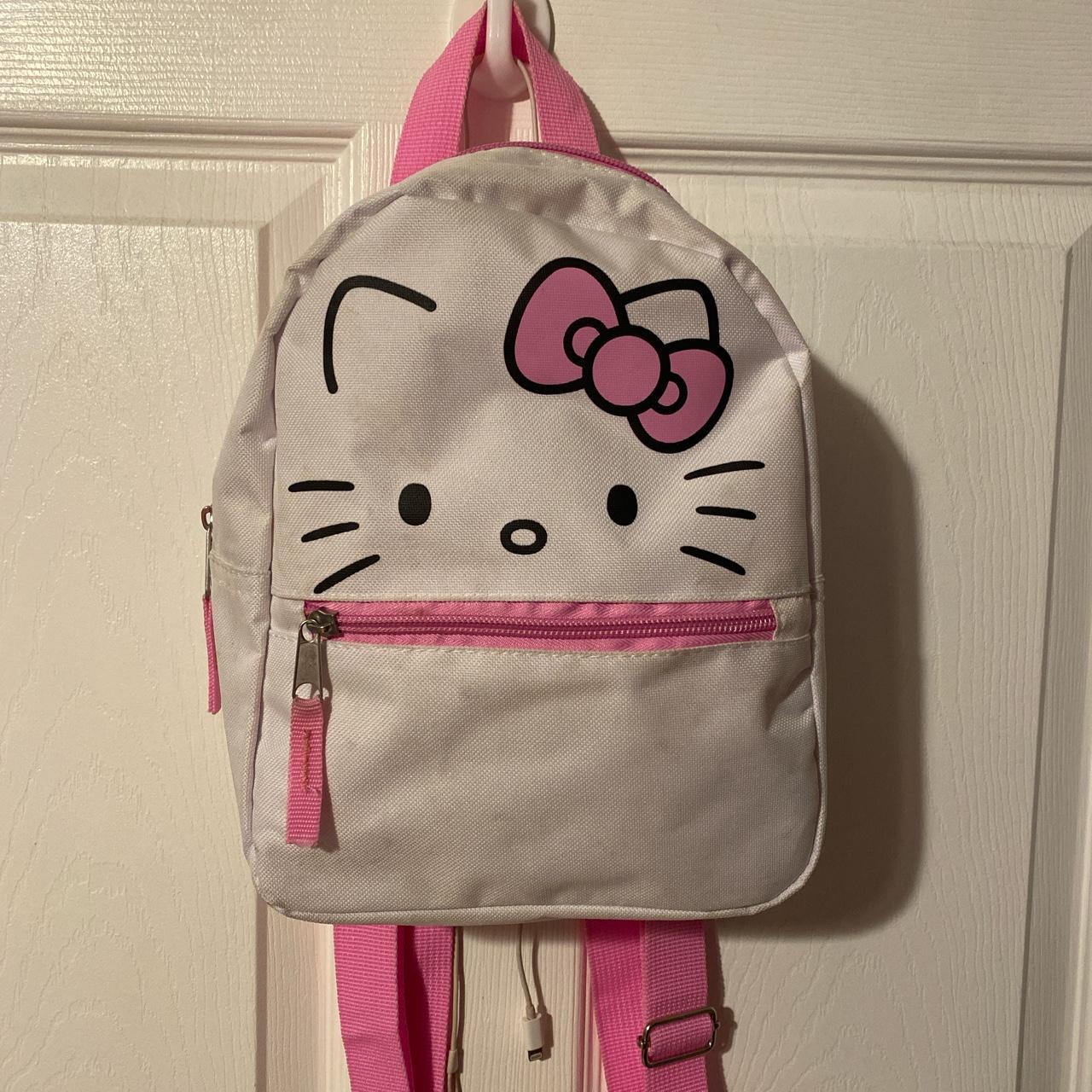 mini hello kitty backpack 🎀 #hellokitty #bow... - Depop