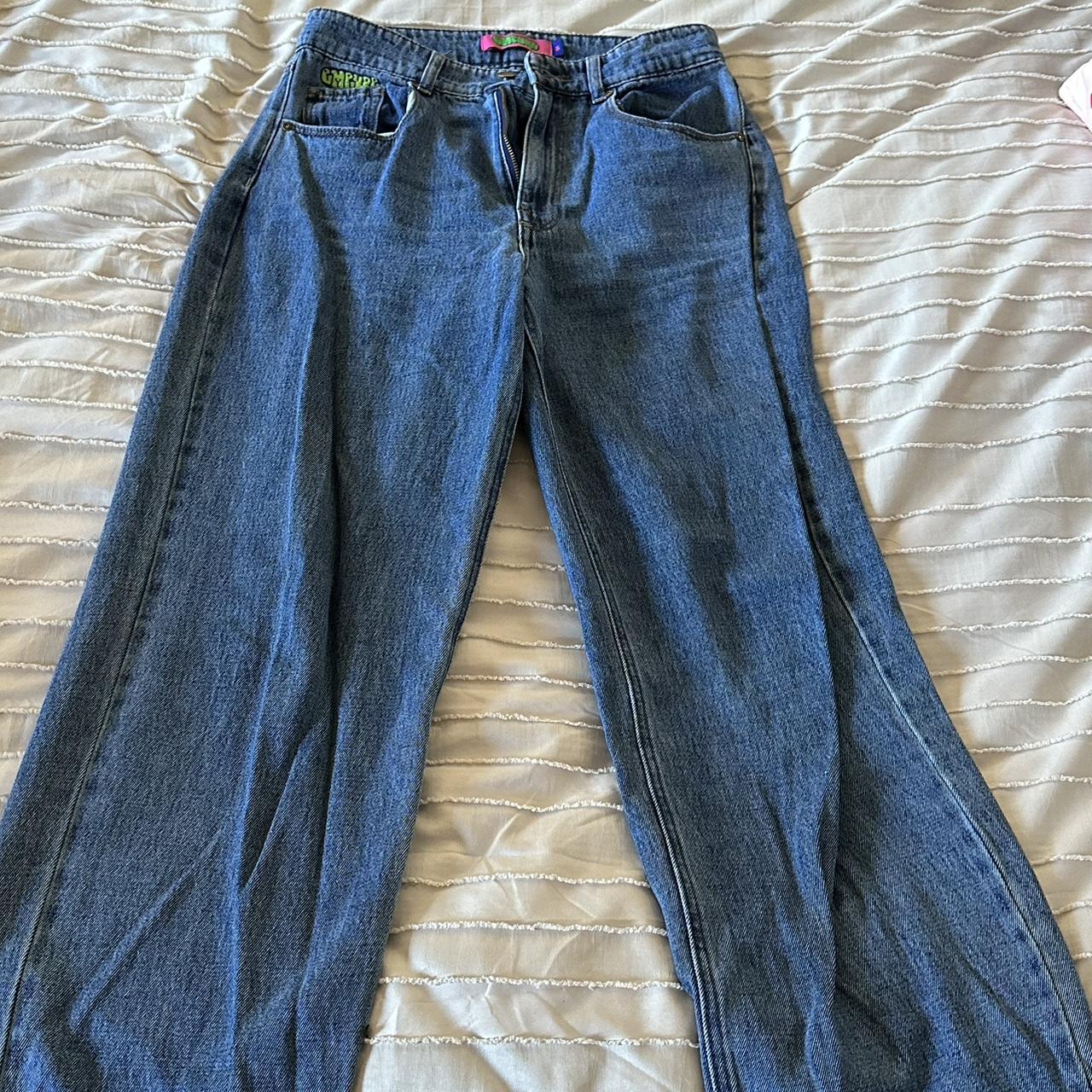women size 5 empyer jeans from zumiez, worn maybe... - Depop