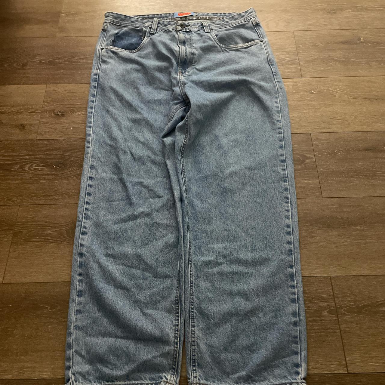 Y2K Jnco Style Custom Spider-Man Super Baggy Skater... - Depop