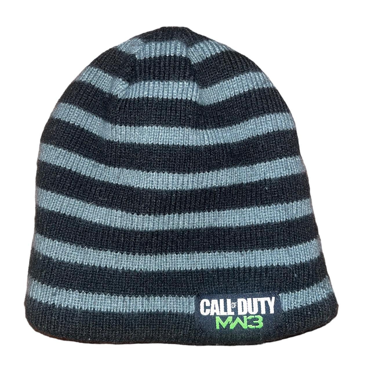 STRIPED COD MW3 BEANIE: Love this beanie, dm me for... - Depop