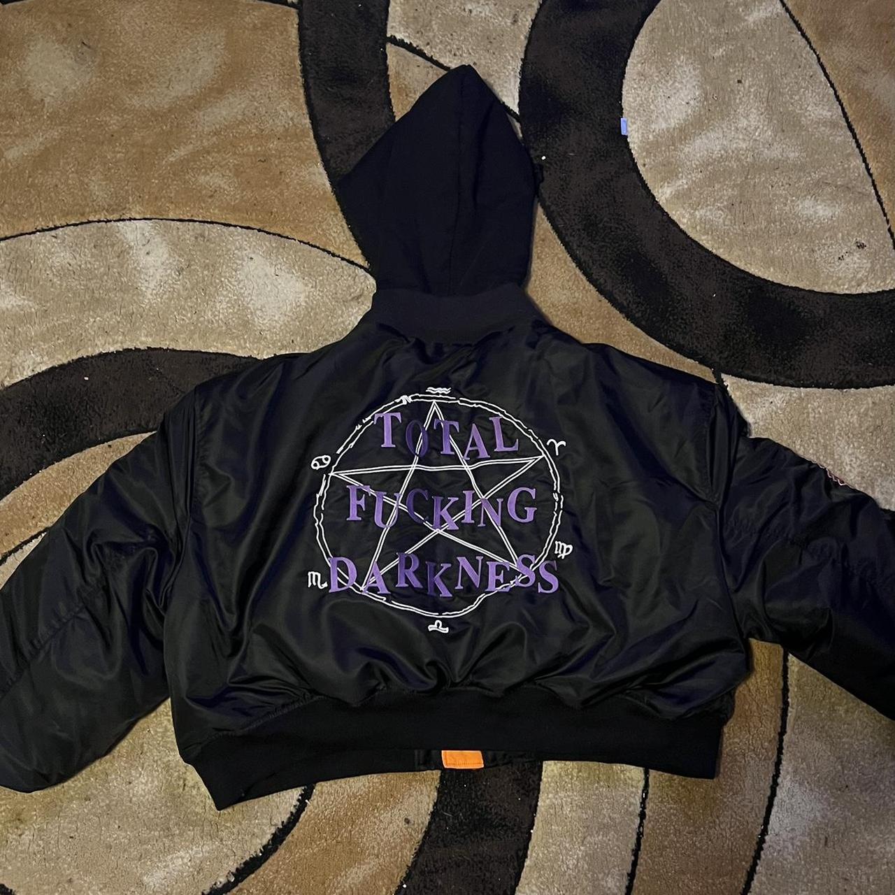 Vetements TFD Cropped Bomber Jacket Size M Dm Before... - Depop