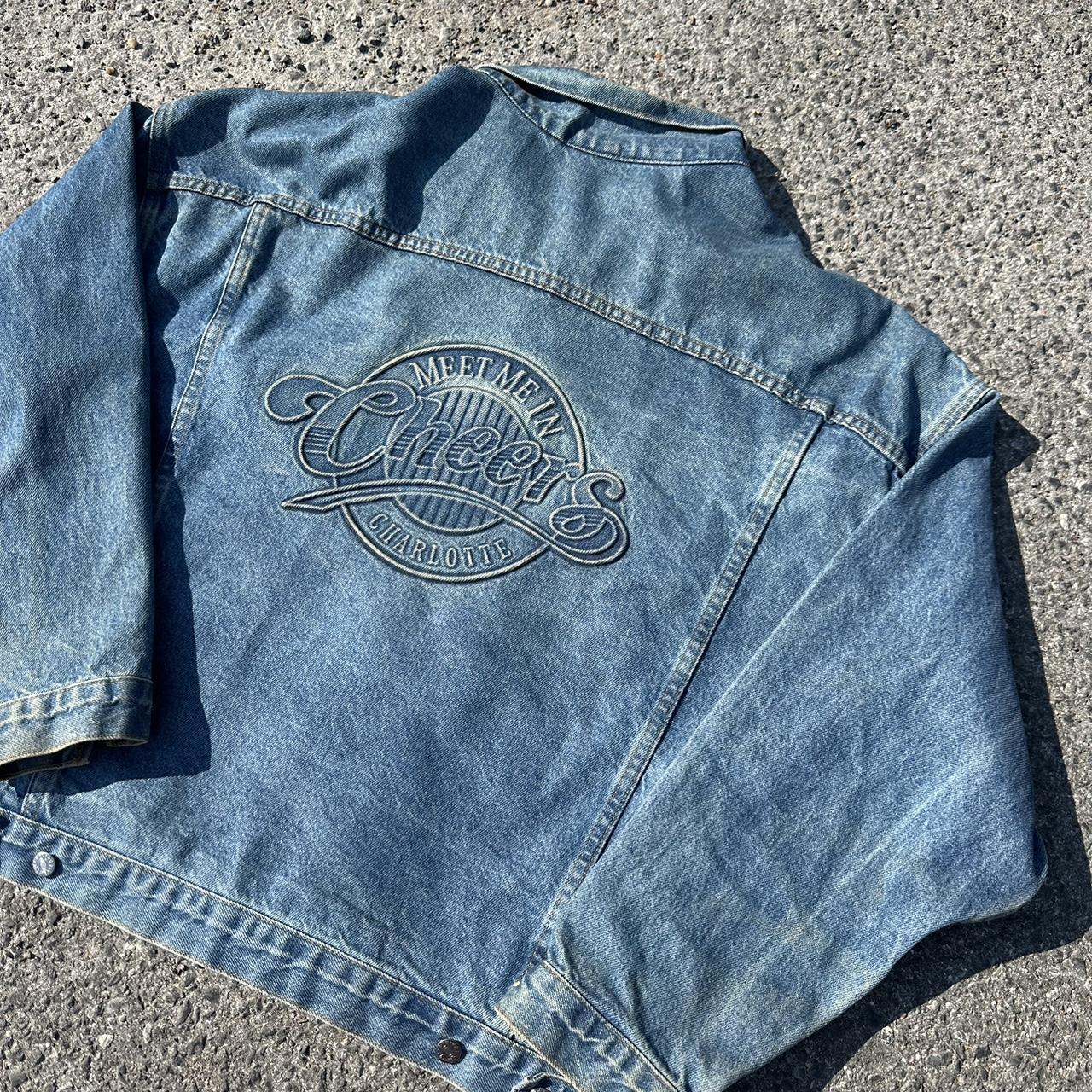 1990s Cheers denim jacket - super cool and vintage!... - Depop