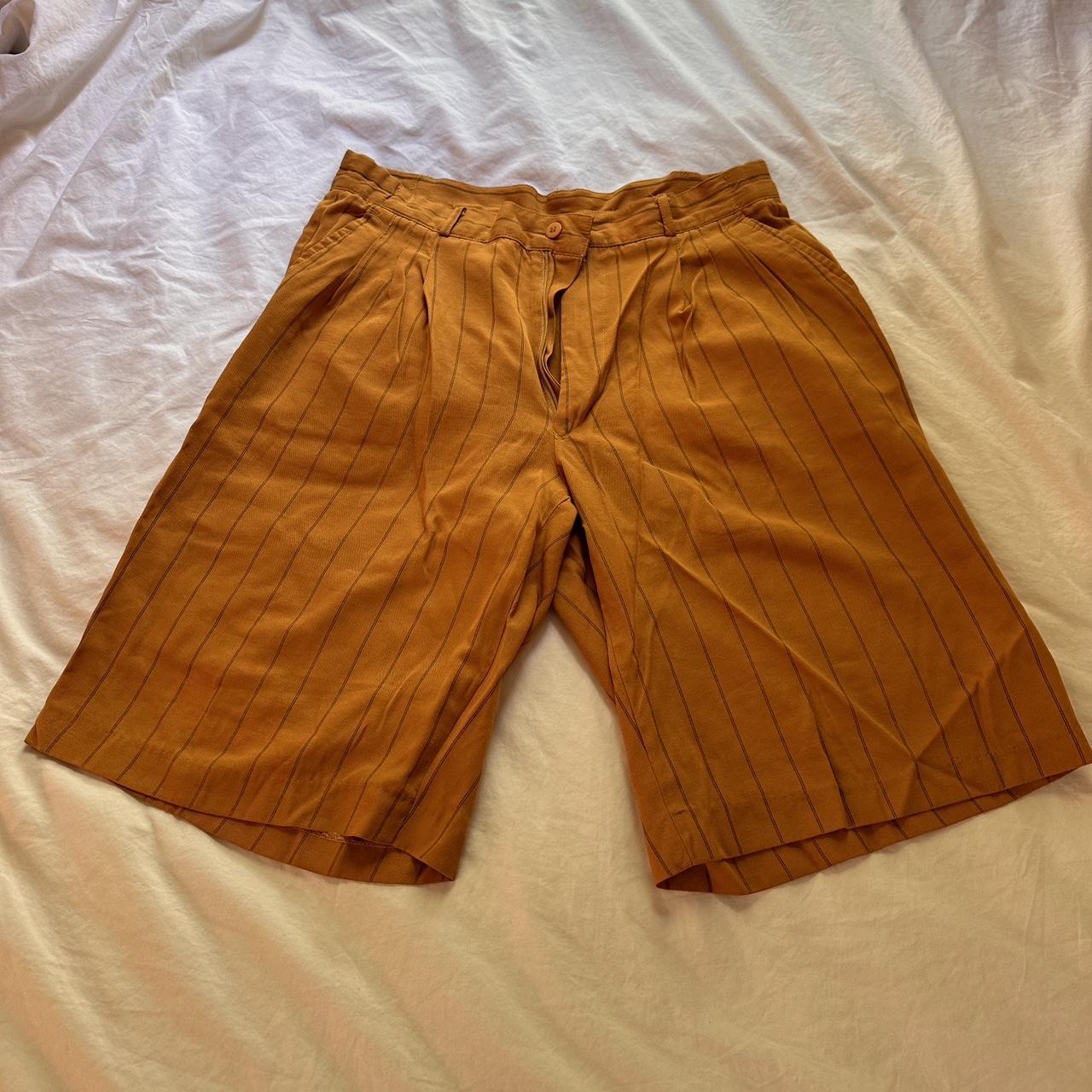 Vintage European burnt orange shorts - M. Cotton /... - Depop