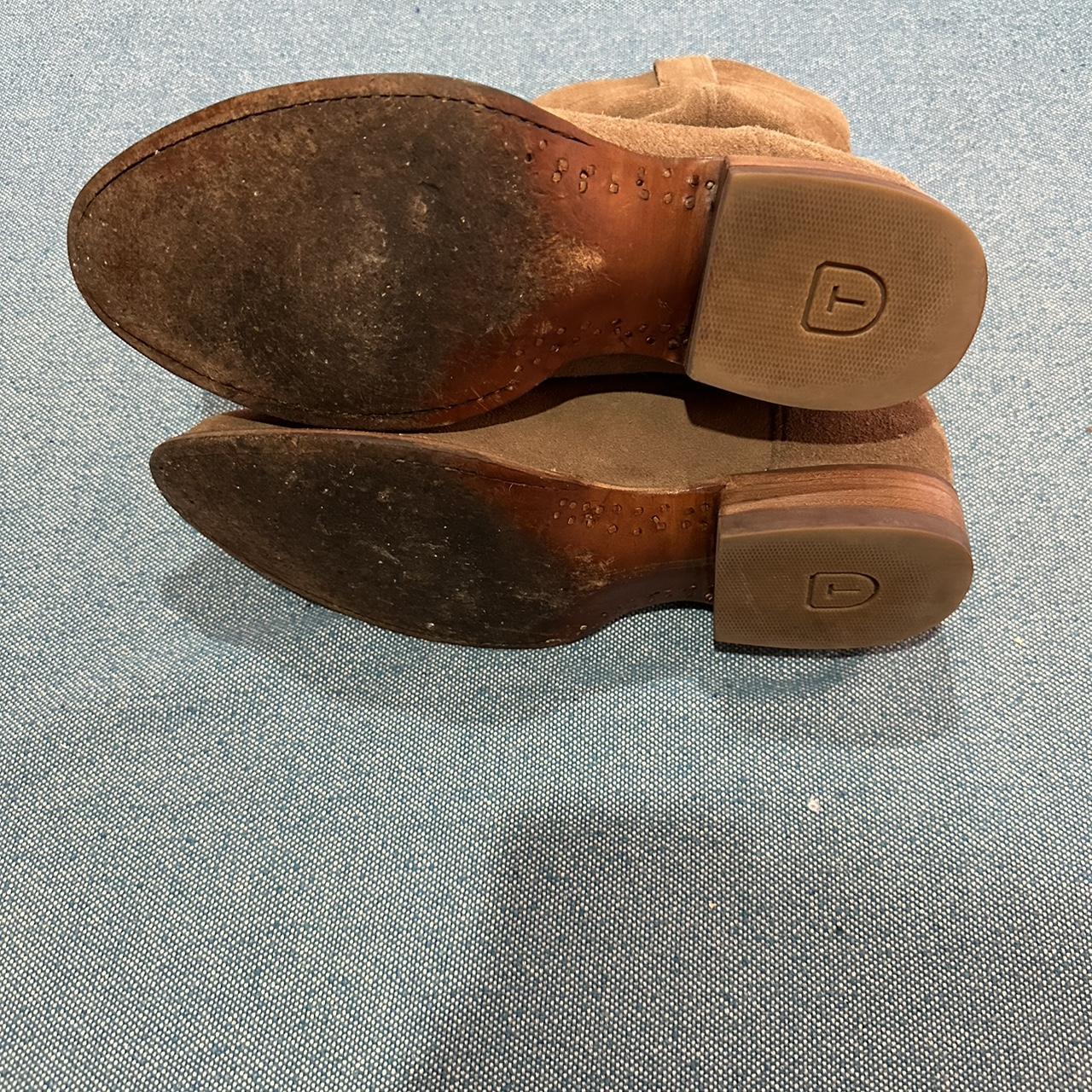 brown suede tecovas boots - Depop