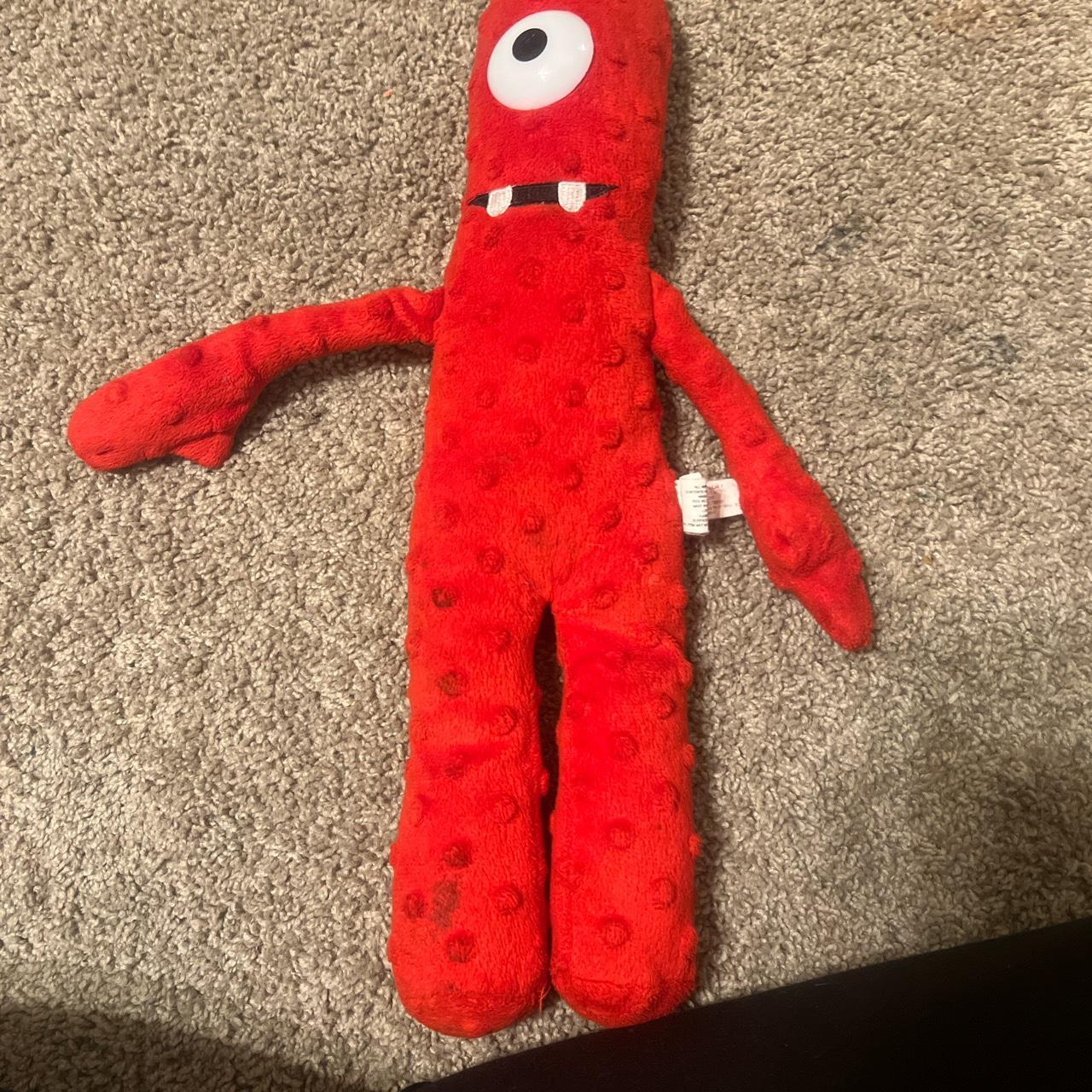 Yo Gabba Gabba Red muno stuffed animal, I got it... - Depop