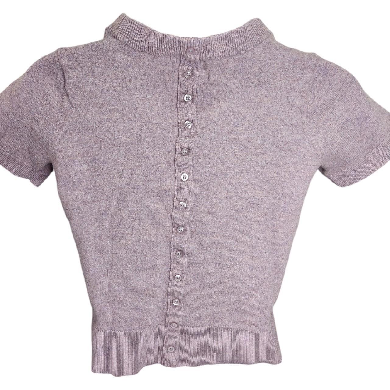 Nicole Miller 100% Merino Wool Short Sleeve in a... - Depop