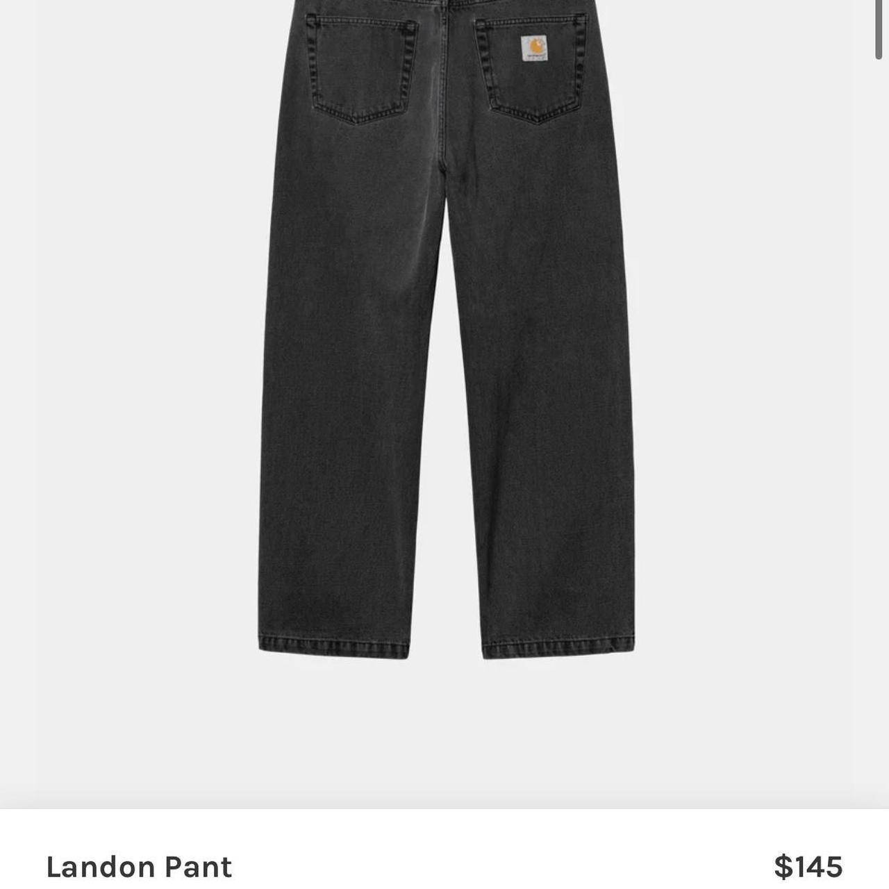 Carhartt WIP Baggy Wide Leg Jeans Landon Cut Worn... | Depop