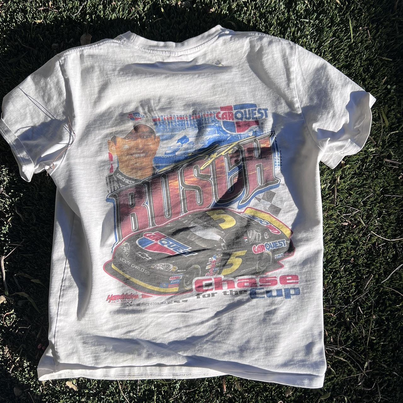 1997 vintage racing tee Men’s size Medium - Depop