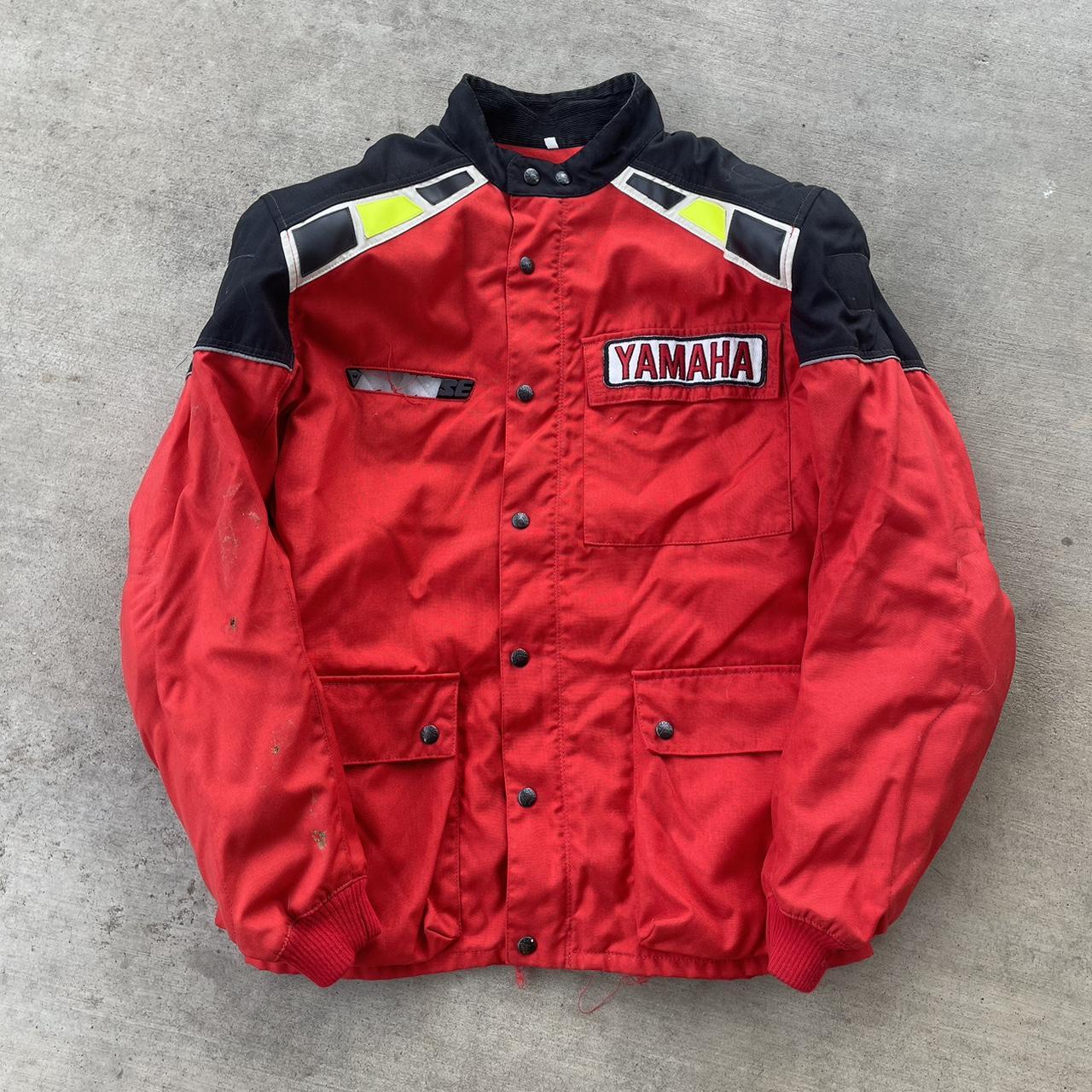 Vintage Yamaha Motorcycle Jacket ‼️ Size not tagged... - Depop