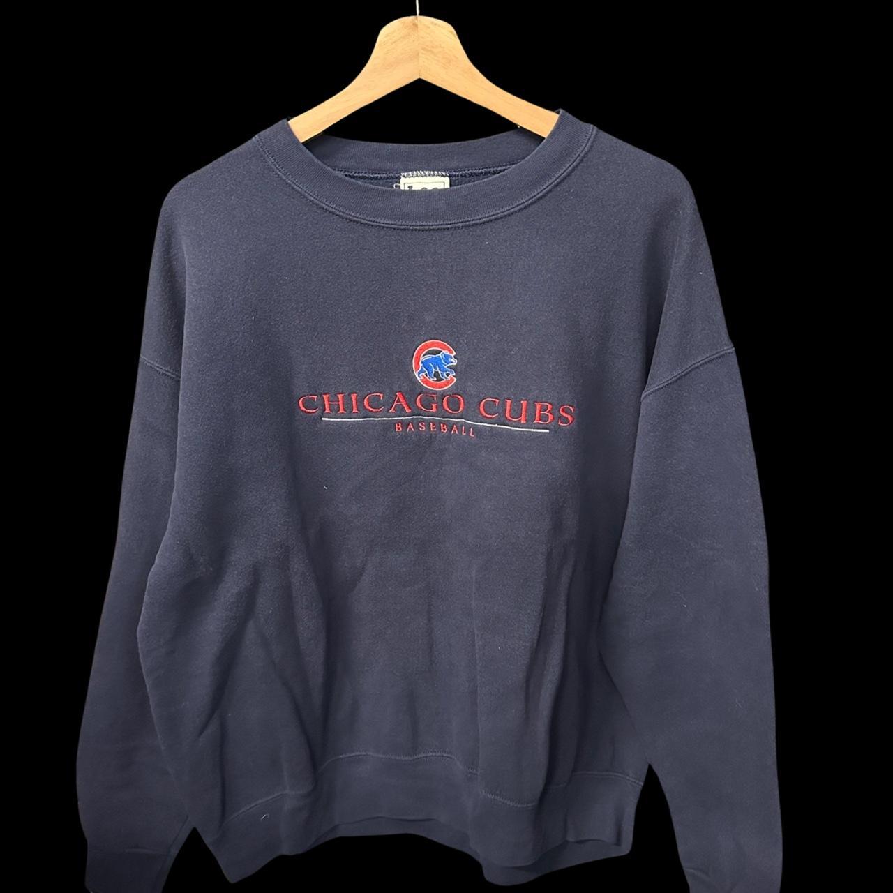 Vintage Cubs Sweater Lee Tag Size Large - Depop