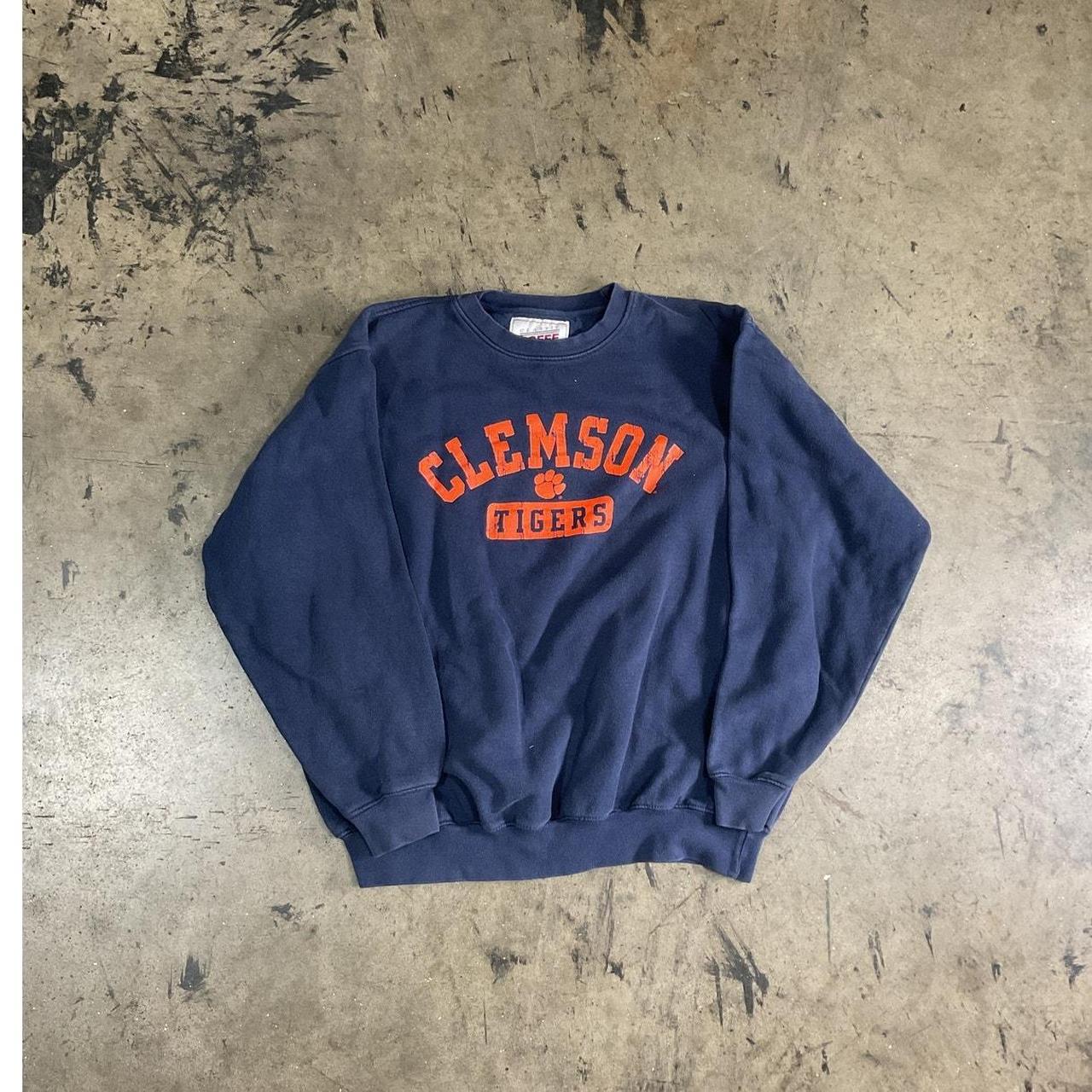 Vintage Clemson tigers sweatshirt L Stay... | Depop