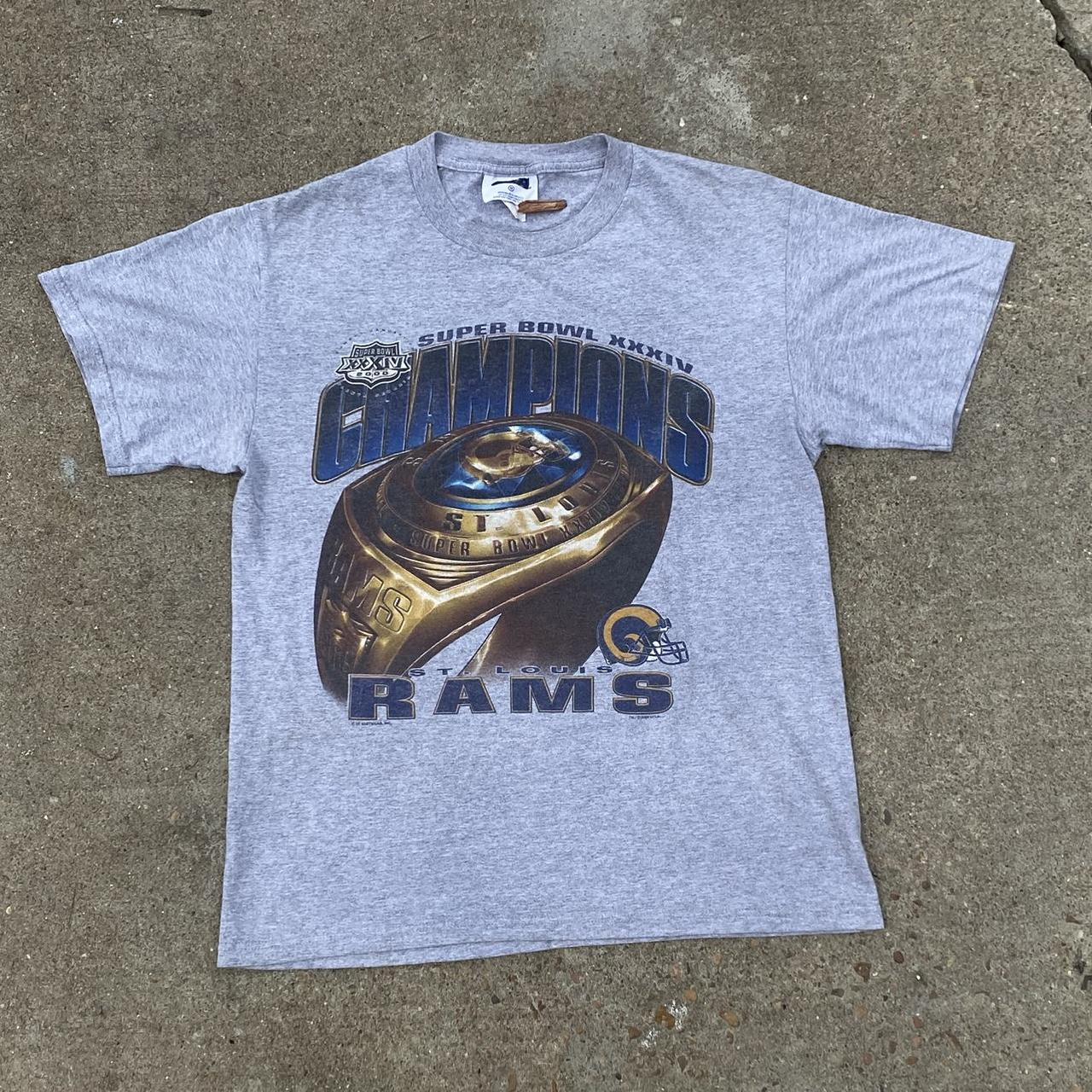 St Louis Rams shirt 2000 size medium - Depop