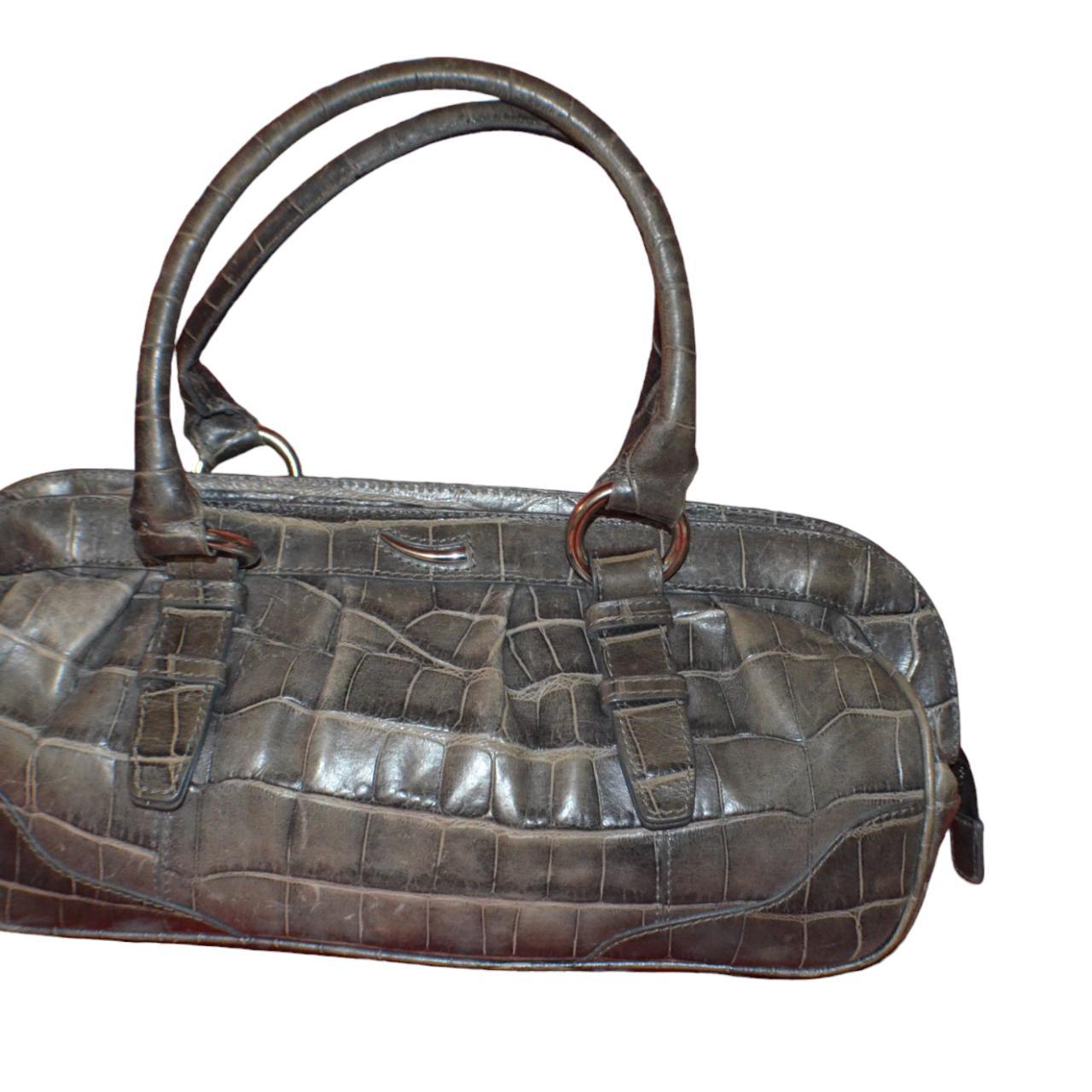 Tusk Womens Purse Boho Retro Vintage Croc Embossed... - Depop