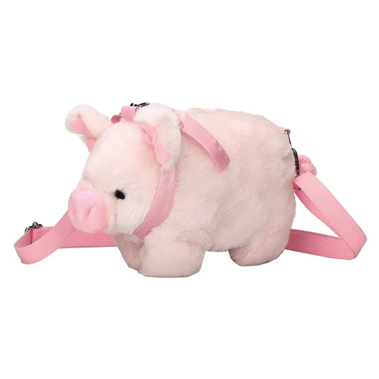 NEW Cute Pink Pig Bag Crossbody Purse Bag for Women... - Depop
