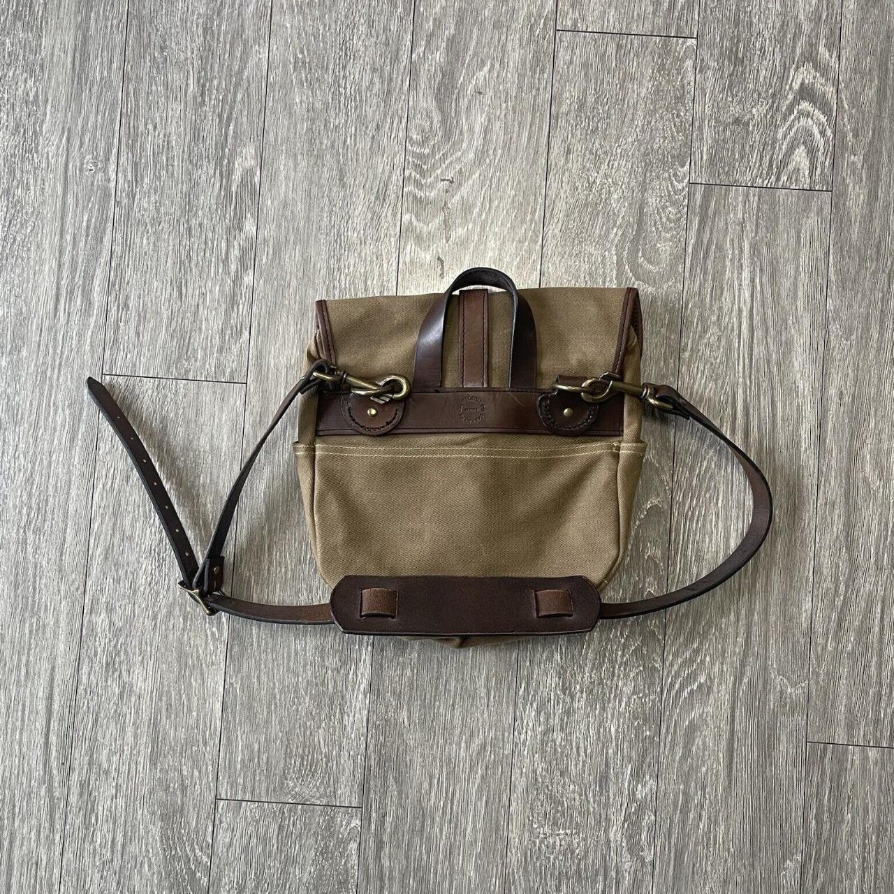 Vintage FILSON Small Tan Rugged Twill Bag - Made in... - Depop
