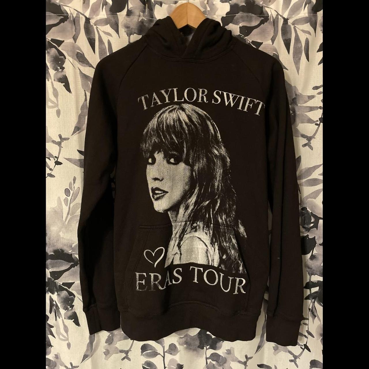 taylor swift eras tour hoodie. missing drawstring,... - Depop