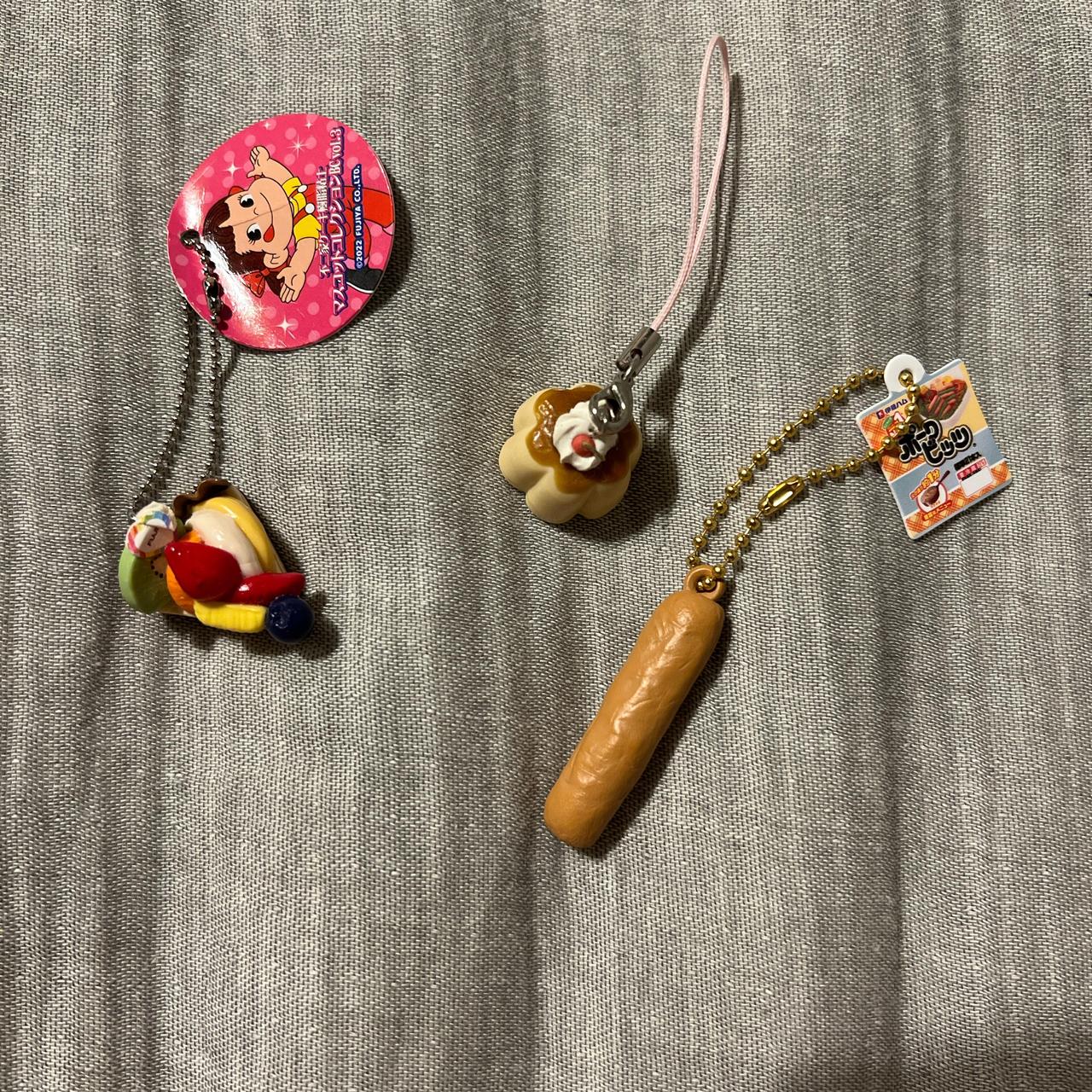 japanese vintage sweets trinket charms. the pie is... - Depop