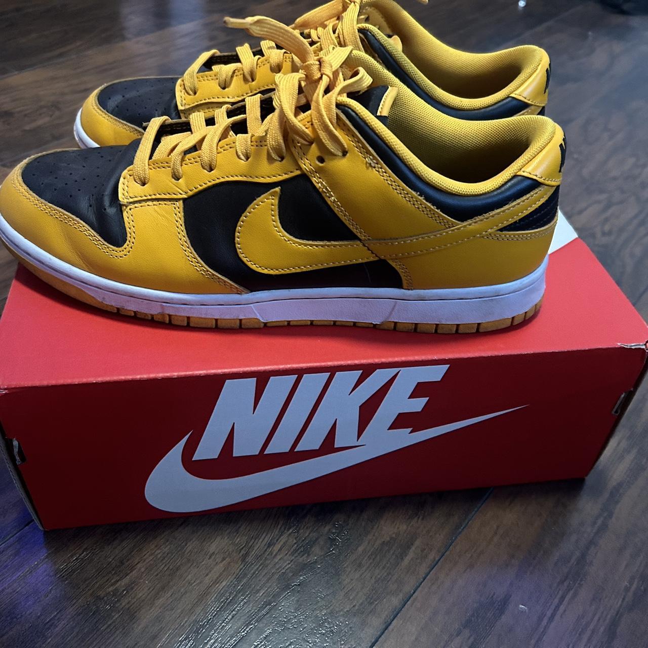 Nike dunk low golden rod Size 11.5 - Depop