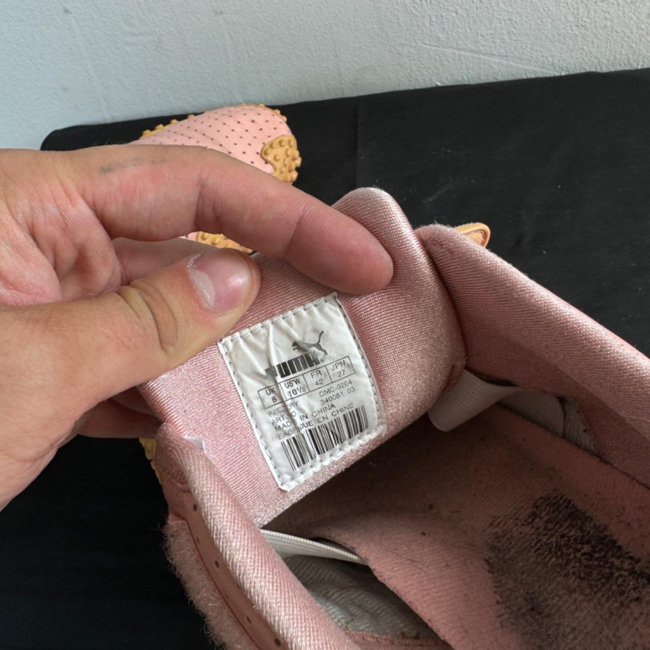 Vintage Rare Puma Monstro Pink Leather Low... | Depop