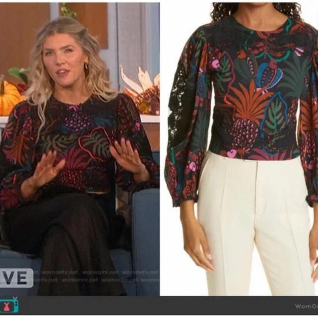 FARM Rio | Tops | Farm Rio Fruits Dream Puff Sleeve... | Depop