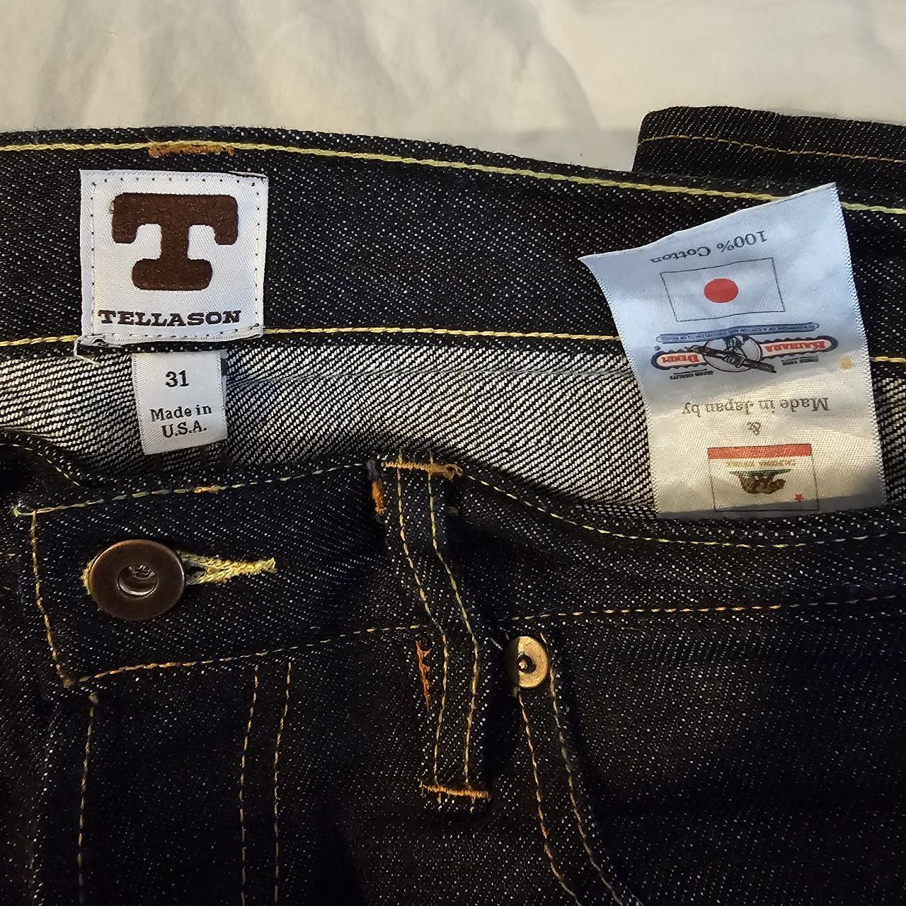 Tellason Selvedge Japanese Denim Jeans Size 31 - Depop