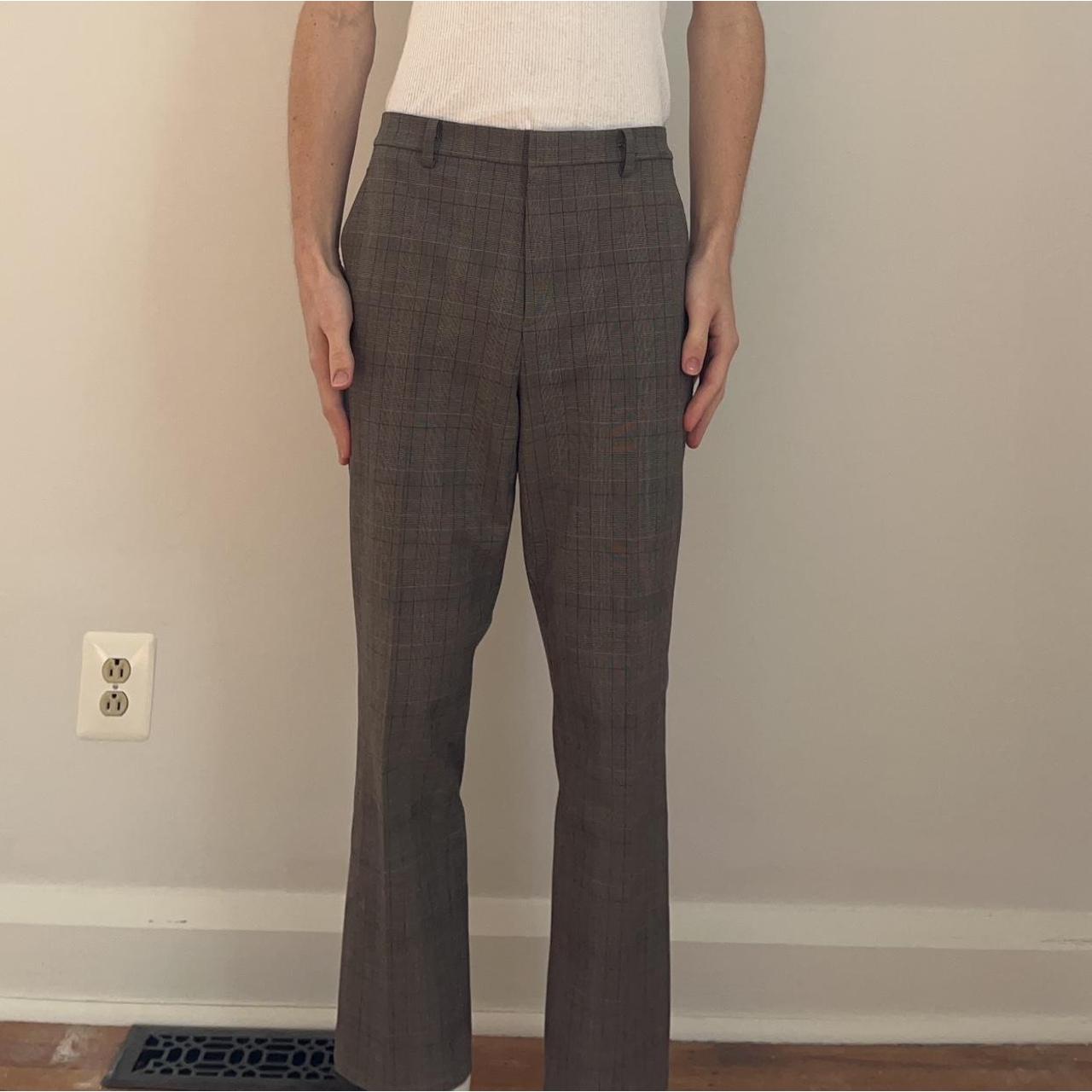UNIQLO Plaid slacks Comfortable and slim fit - Depop
