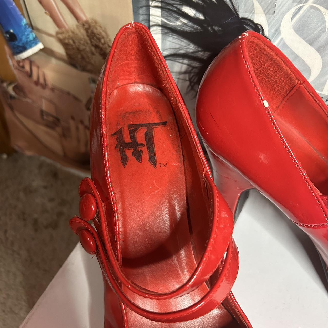 Vintage Hot Topic Red Mary Janes #vintage... - Depop