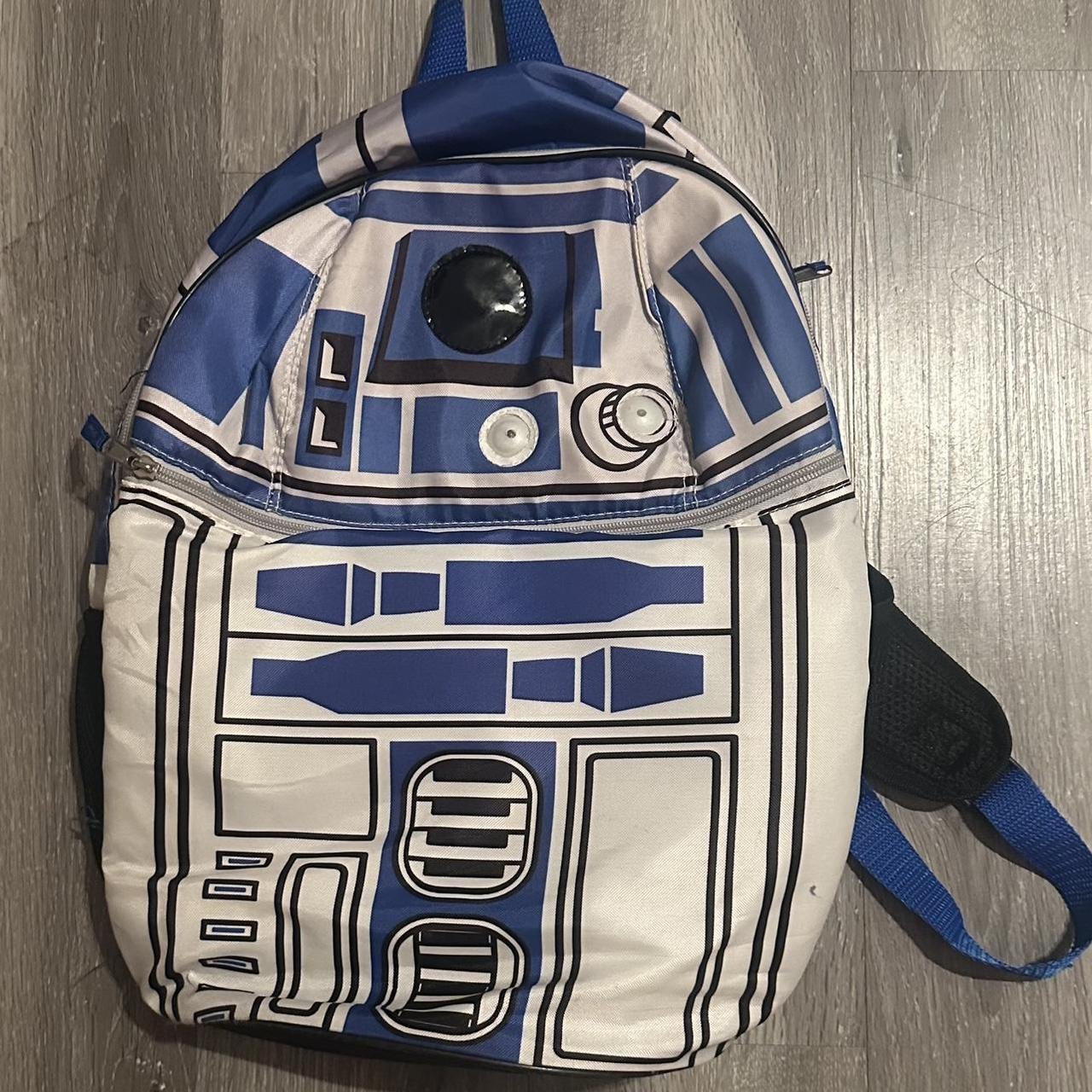 Blue and white R2D2 backpack #StarWars #R2D2 SUPER... - Depop