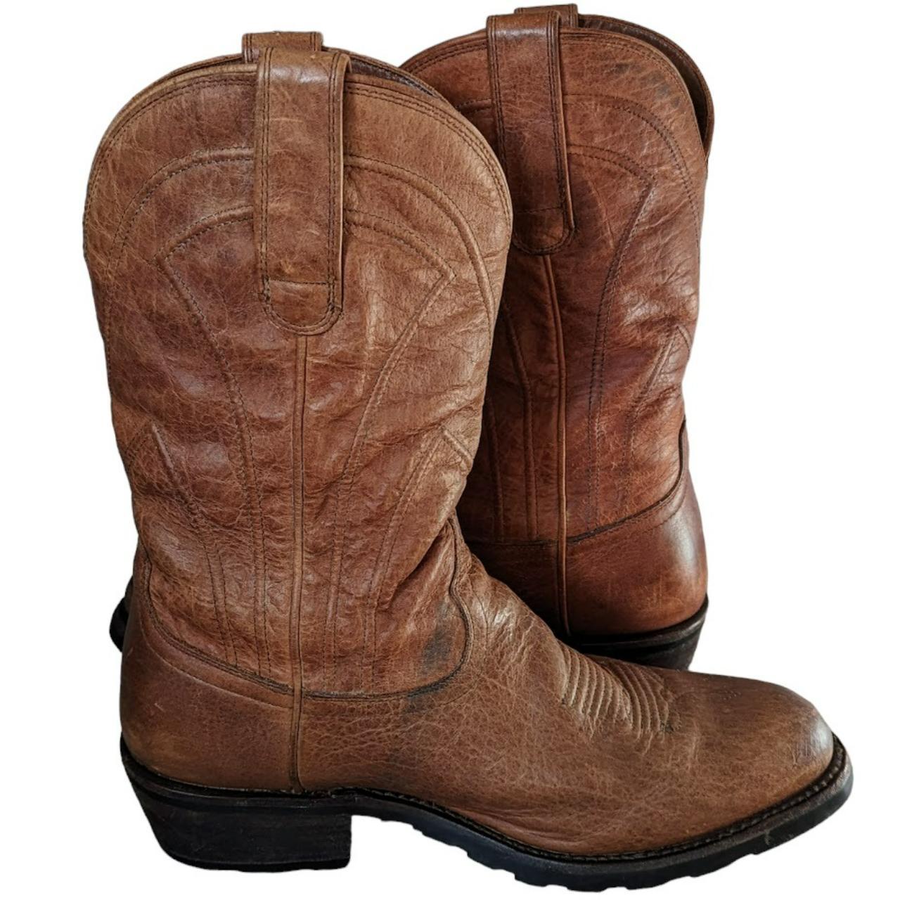 Tecovas Bandera Brown Cowboy Boots Toe 10.5D Some... - Depop